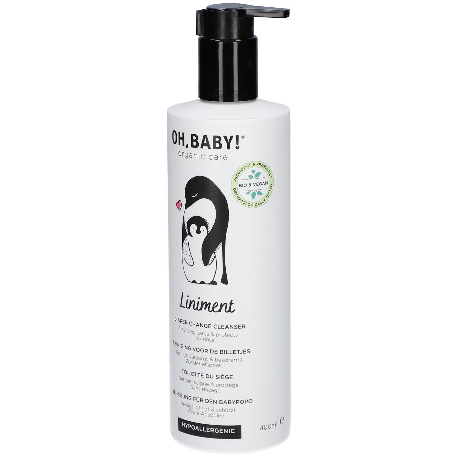 Oh, Baby! Reinigung für Babypopo – Liniment 400 ml - Shop Apotheke