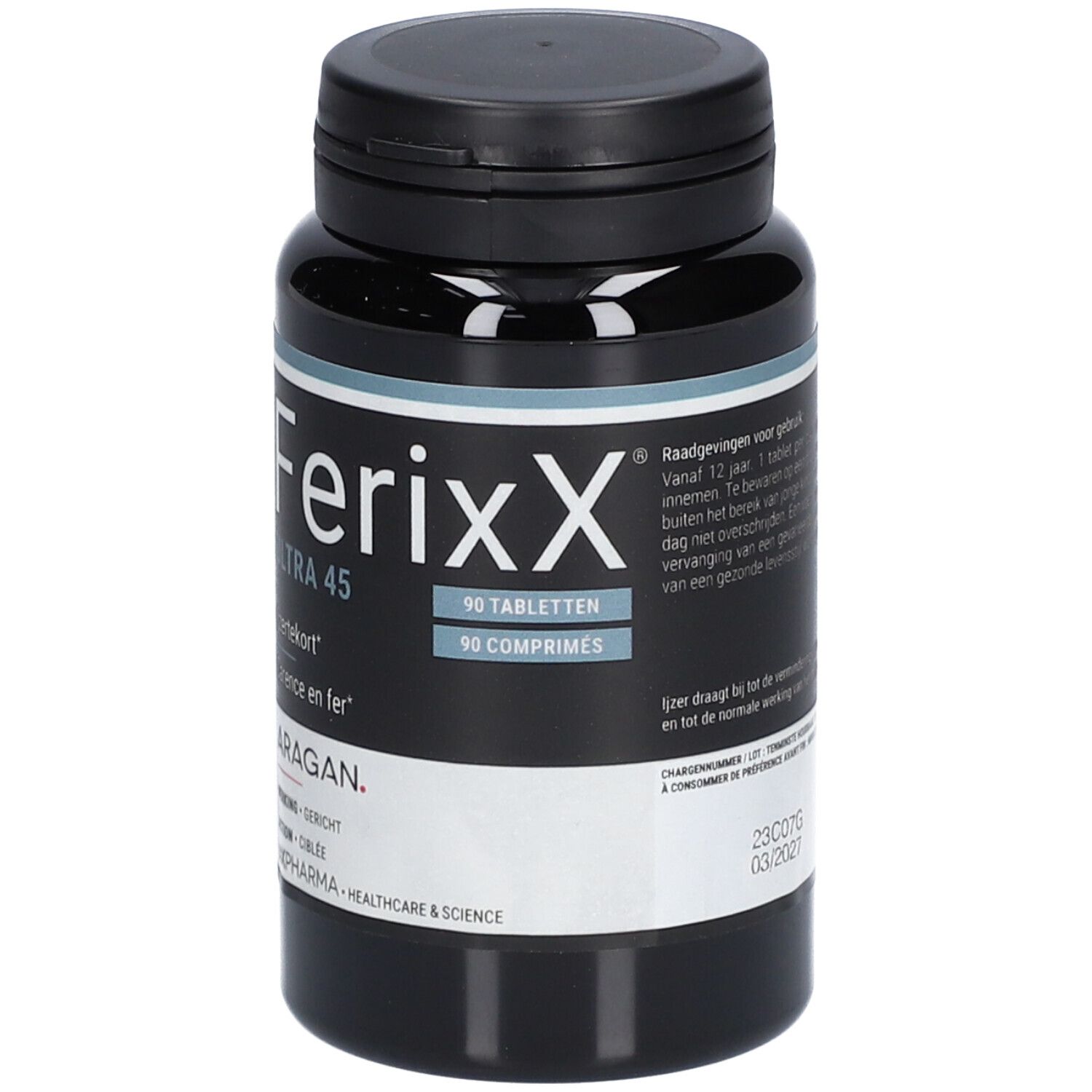 FerixX® Ultra 45 Fer - Vitamine B12 90 pc(s) - Farmaline