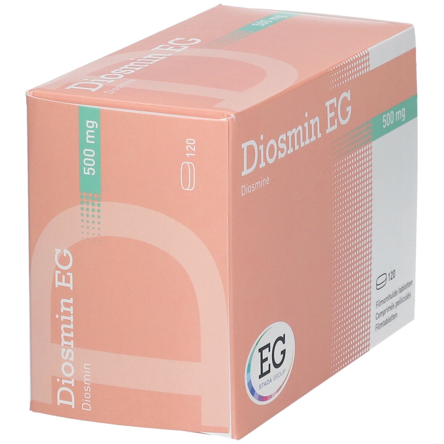 Diosmin EG 500 mg | Aambeien & Zware Benen 120 St - Farmaline