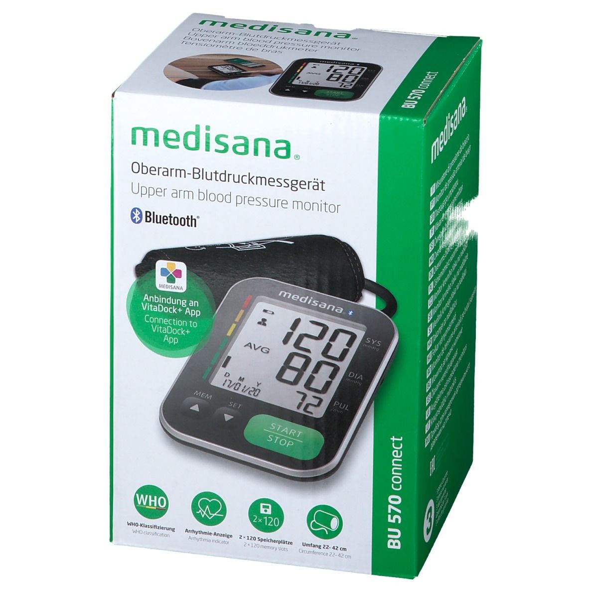 medisana® Blutdruckmessgerät BU 570 connect 1 St - Shop Apotheke