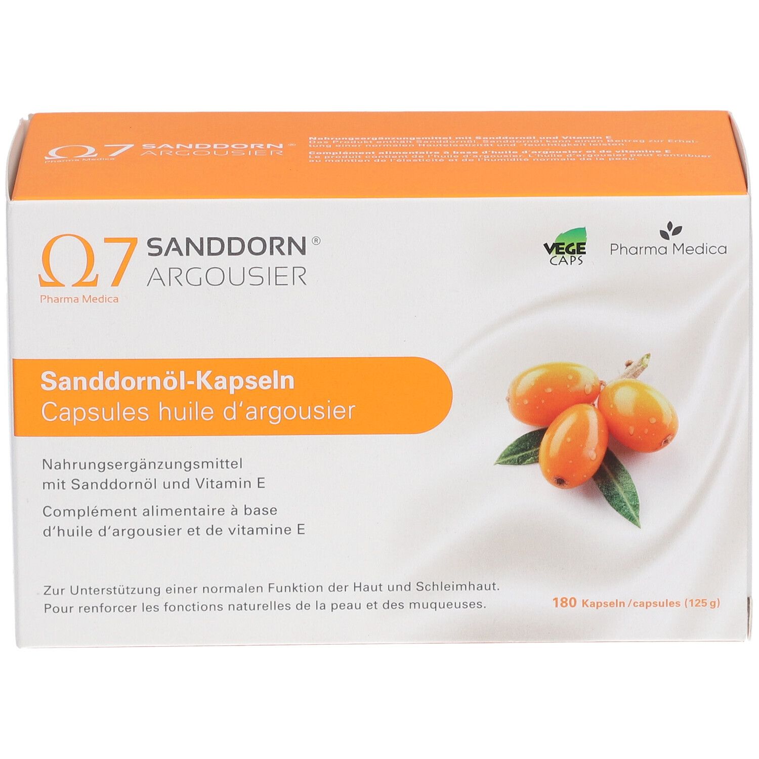 SANDDORN ARGOUSIER Omega 7 Kapseln 180 St - Shop Apotheke