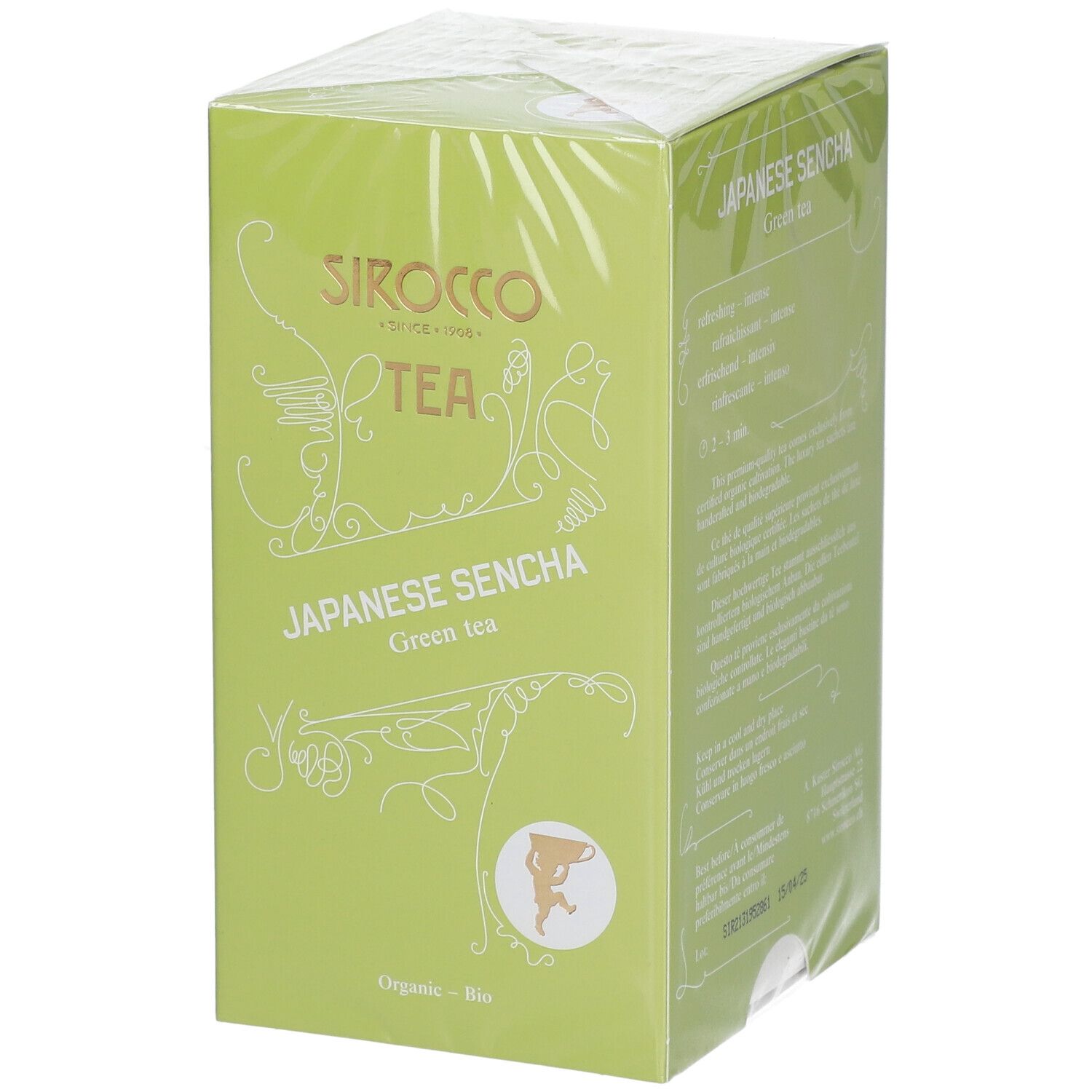 Sirocco Bio Tee Japanese Sencha Grüner Tee 20 St - Shop Apotheke