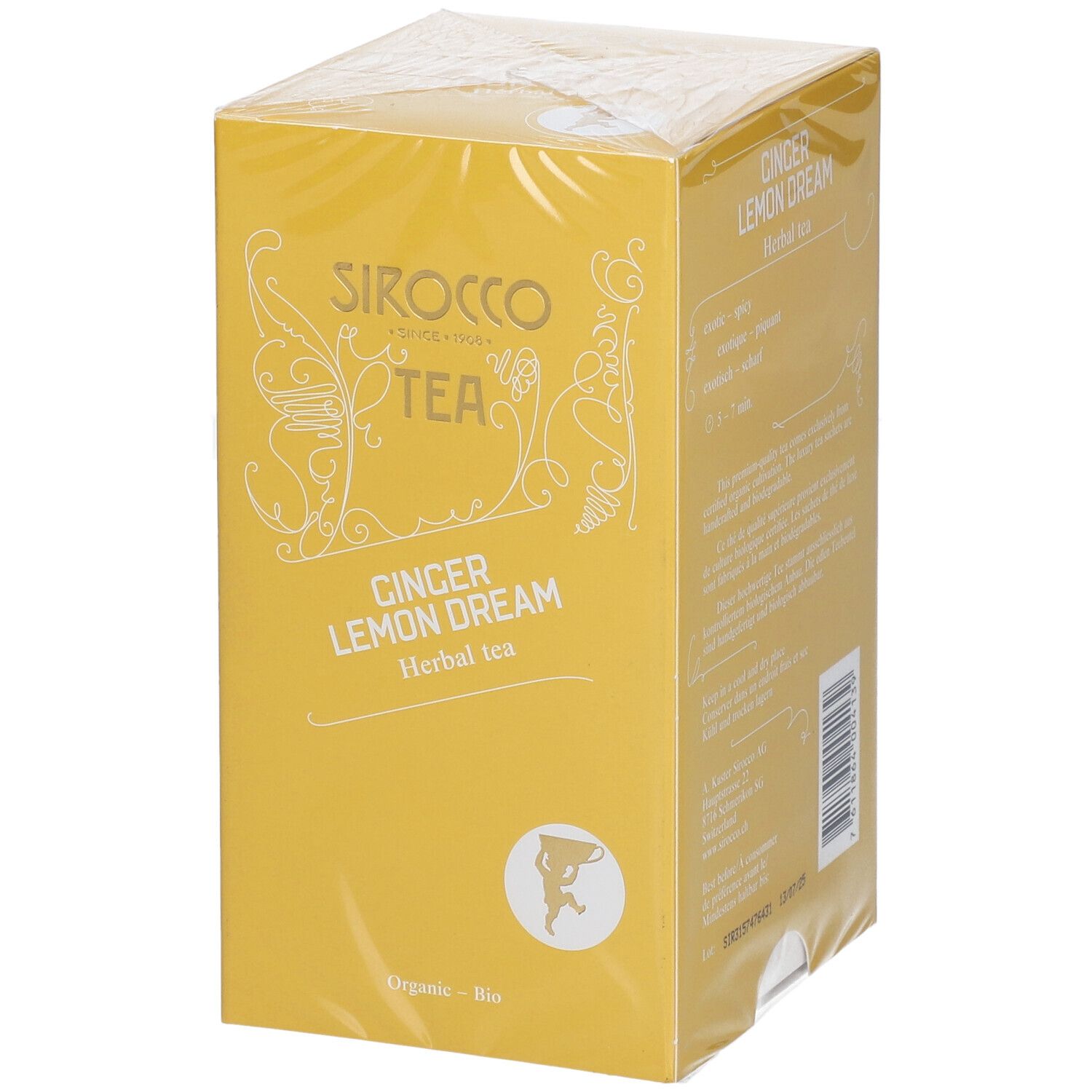 Sirocco Bio Tee Ginger Lemon Dream 20 St - Shop Apotheke