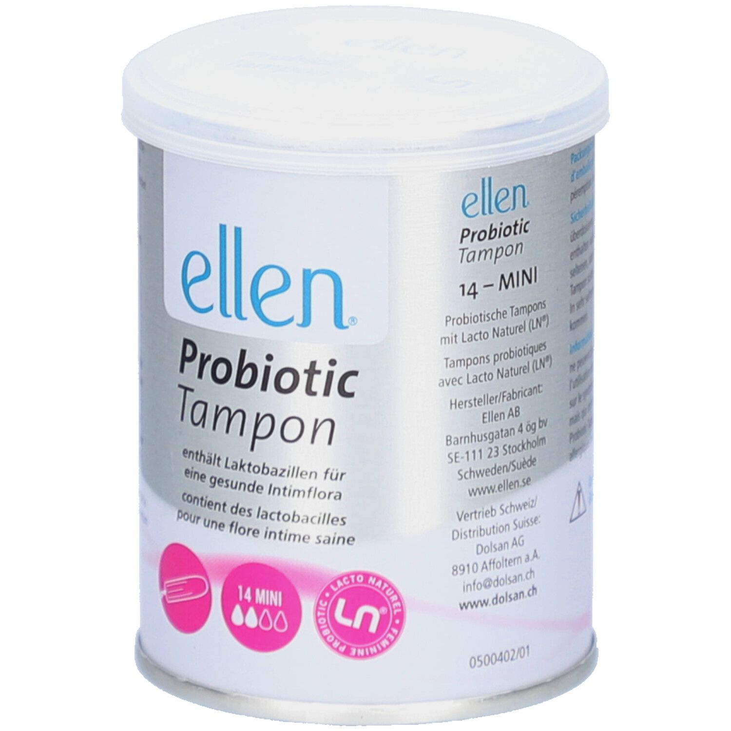 Ellen Probiotic Tampon Mini mit Lacto Natural (LN) 14 St - Shop Apotheke