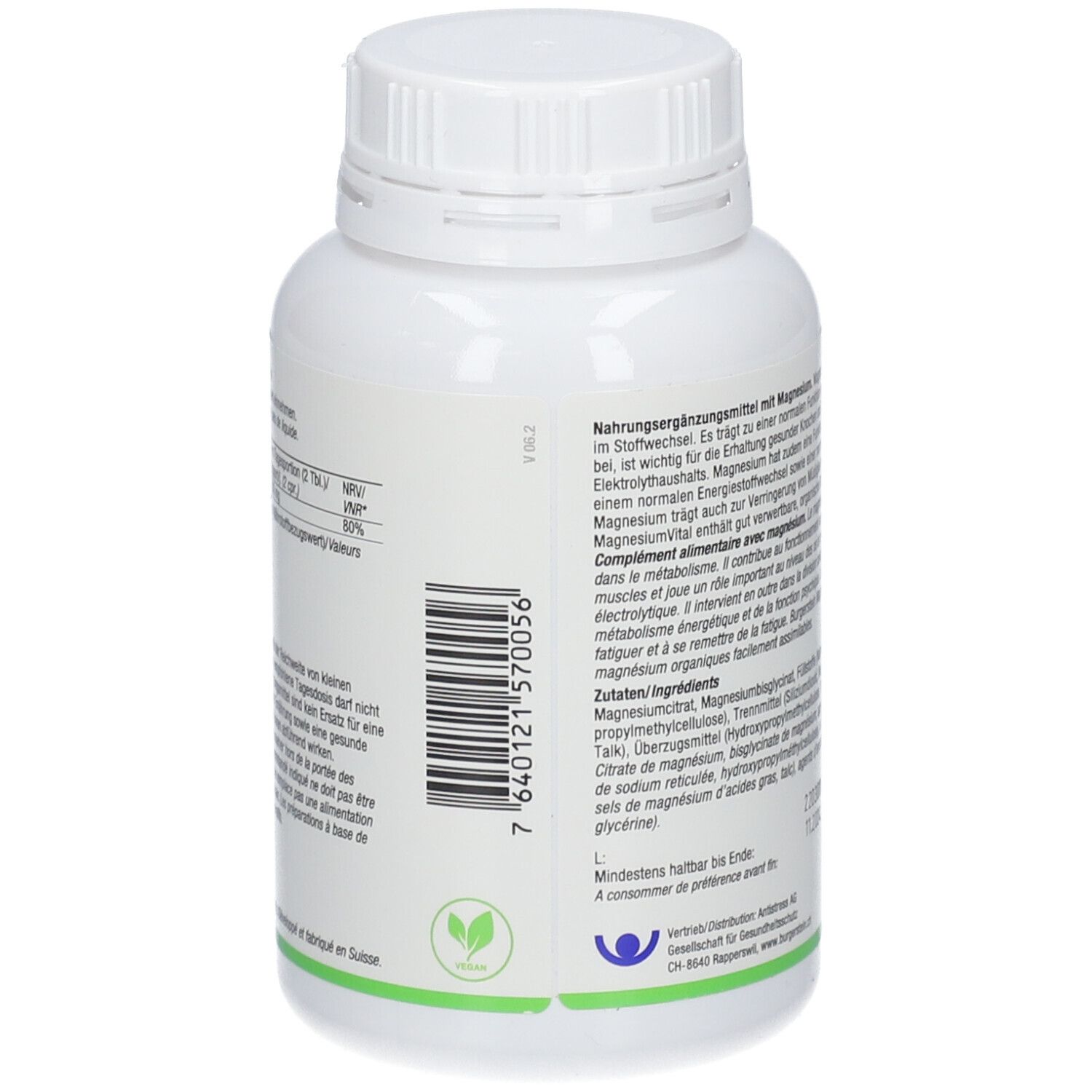 Burgerstein Magnesiumvital 120 St - shop-apotheke.at