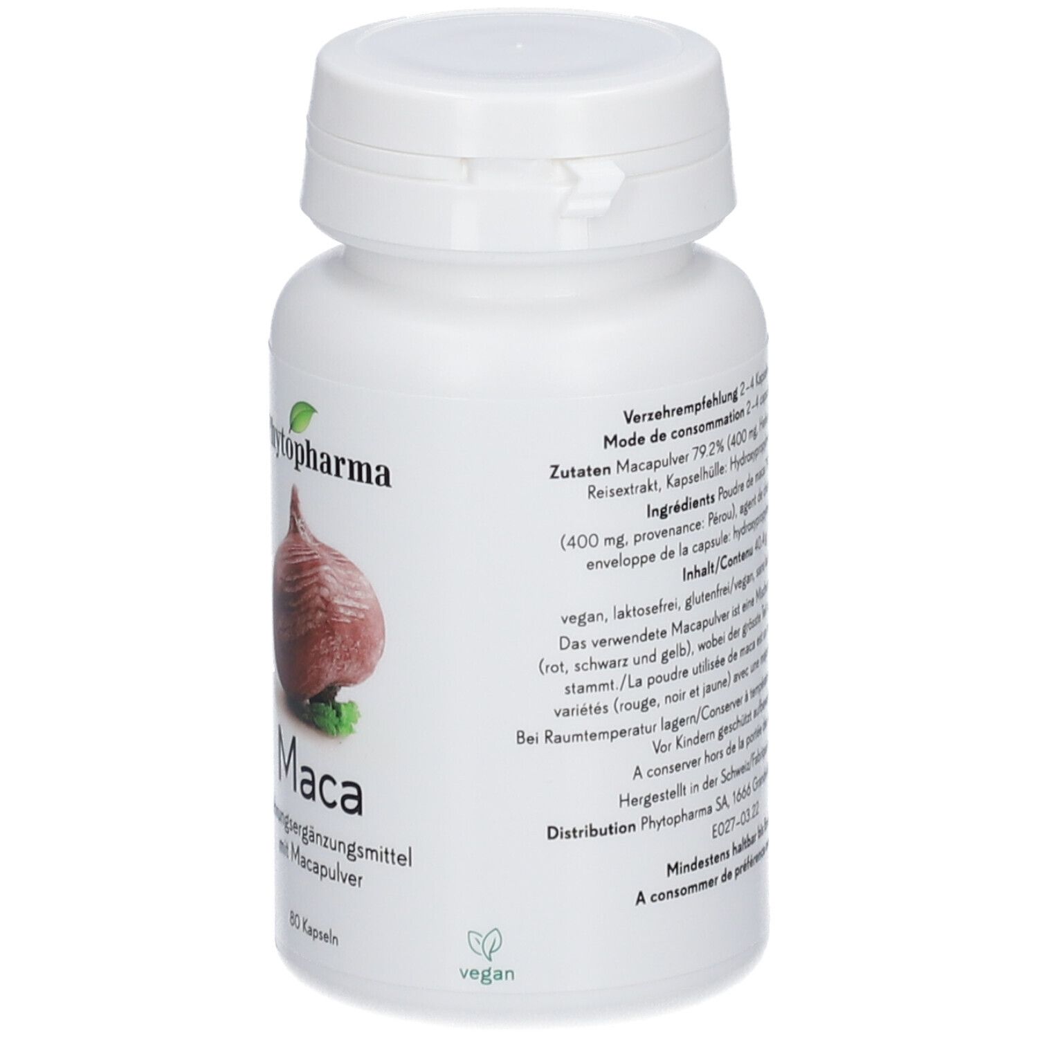Phytopharma Maca 80 St - shop-apotheke.at