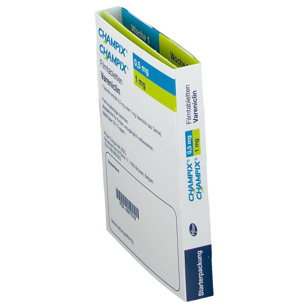 Champix® 0,5 mg/1 mg 53 St mit dem E-Rezept kaufen - Shop Apotheke