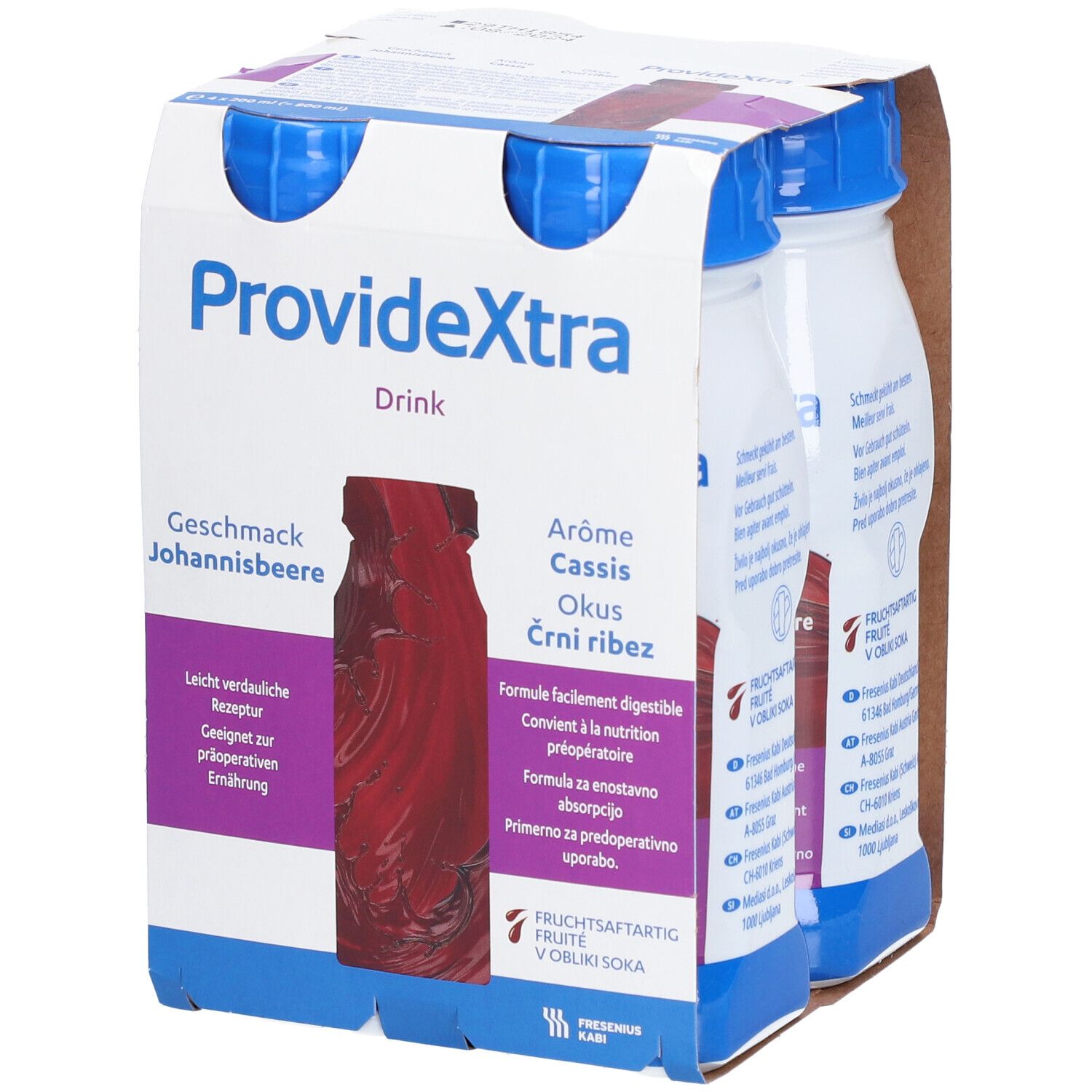 ProvideXtra® DRINK Johannisbeere 4x200 ml - SHOP APOTHEKE