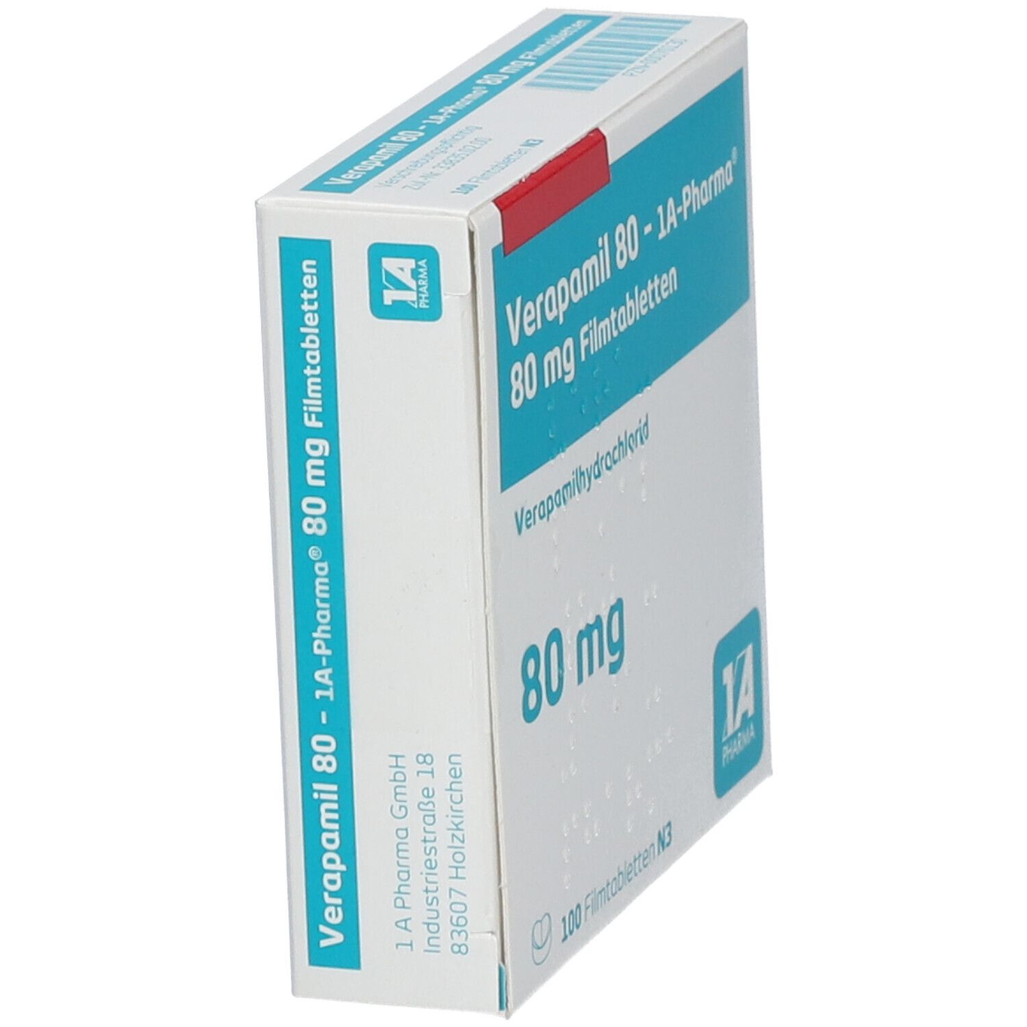 Verapamil 80 1A Pharma® 100 St mit dem E-Rezept kaufen - Shop Apotheke