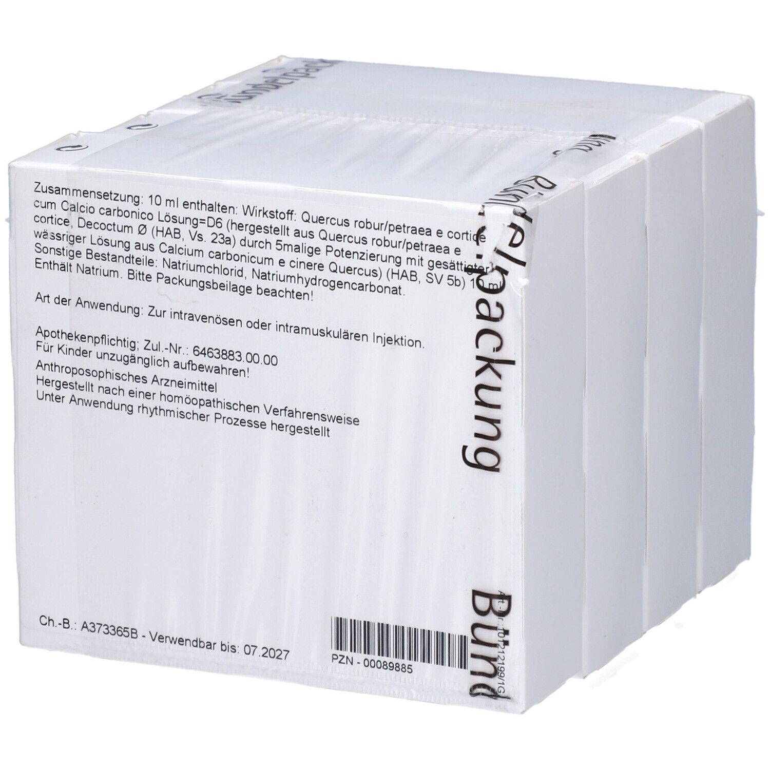 WALA® Calcium Quercus Inject Ampullen 20x10 ml - Shop Apotheke