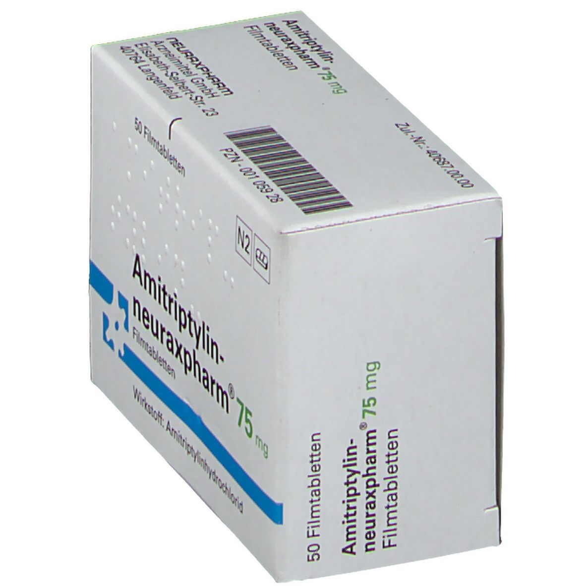 Amitriptylin-neuraxpharm® 75 mg 50 St mit dem E-Rezept kaufen - Shop ...