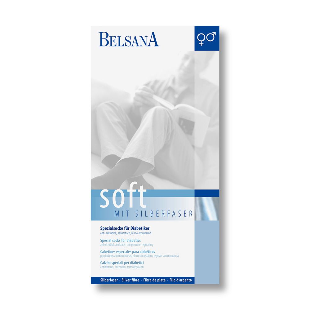 BELSANA soft Spezialsocke Gr. 36-38 Farbe marine 2 St - Shop Apotheke