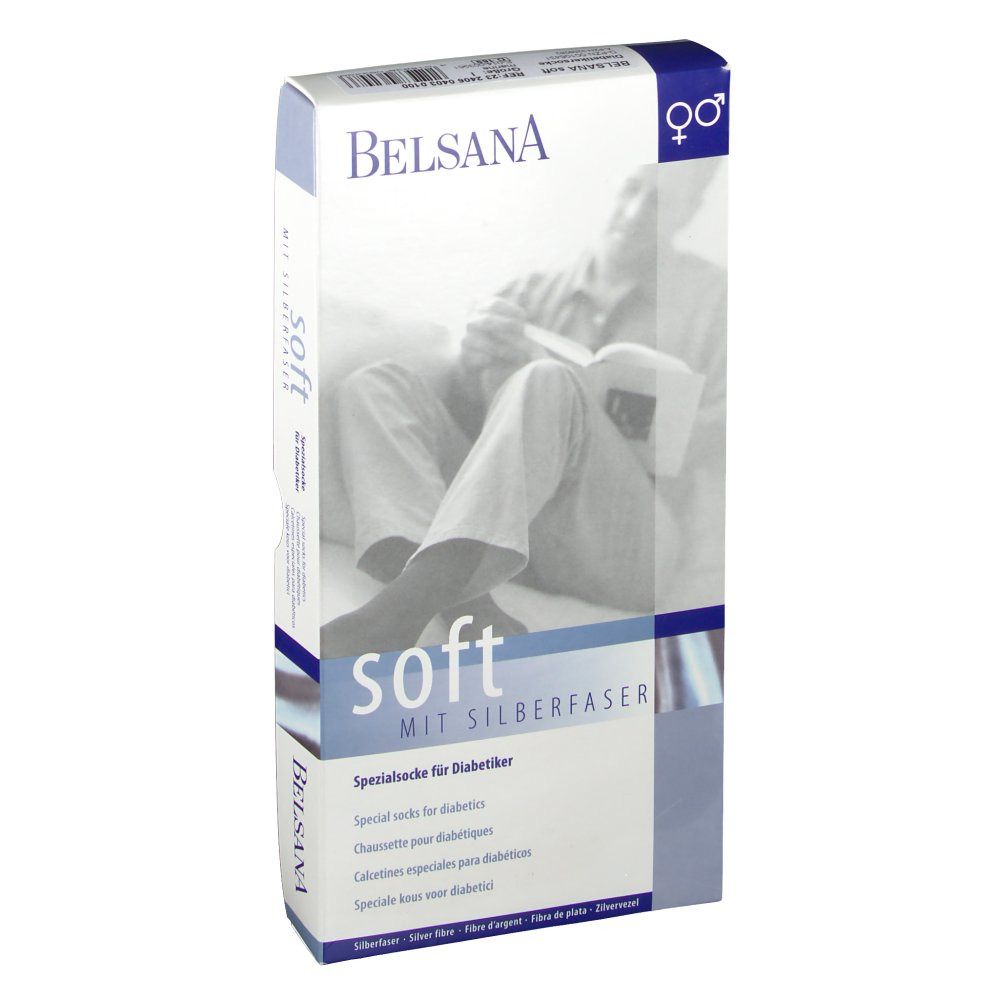 BELSANA soft Spezialsocke Gr. 36-38 Farbe marine 2 St - Shop Apotheke
