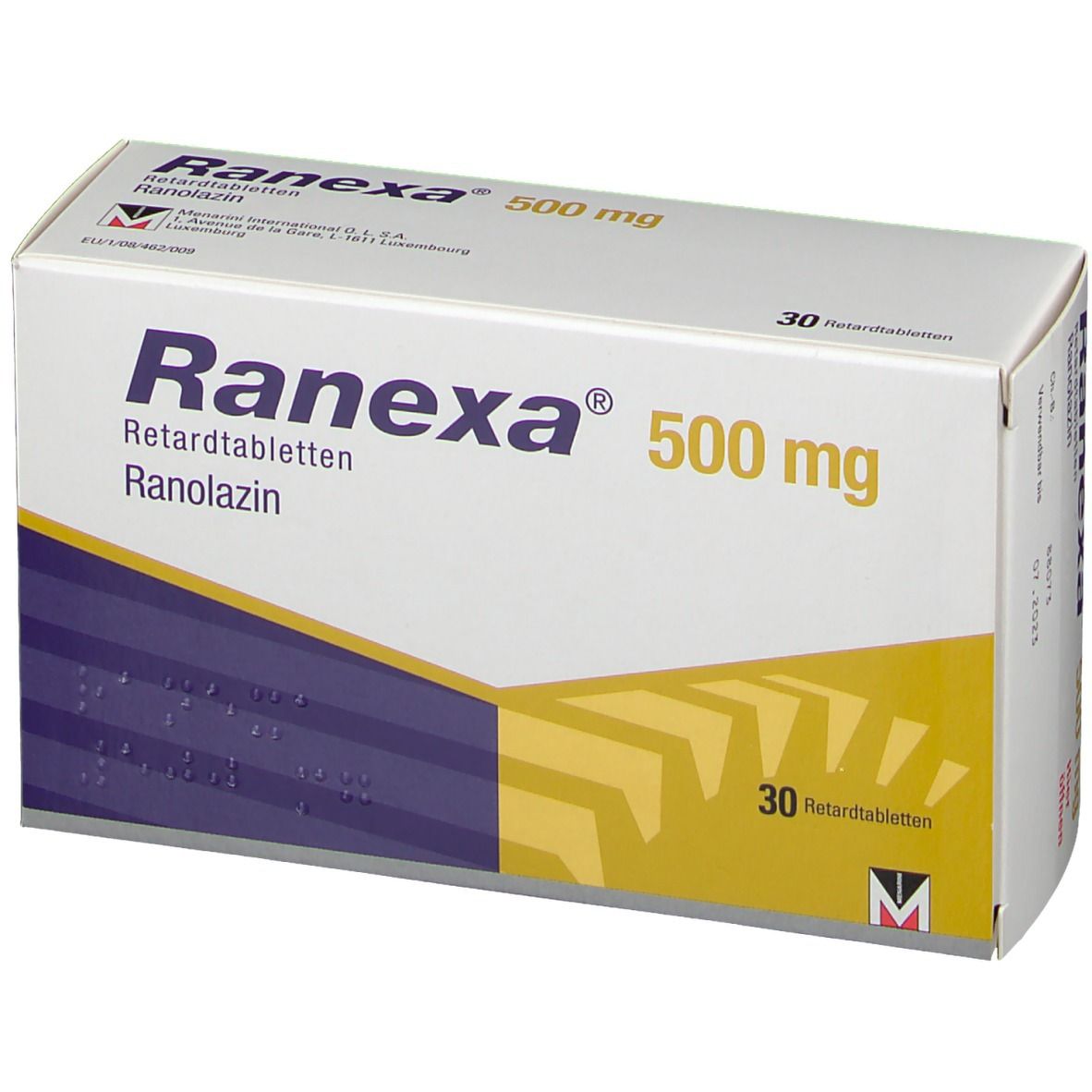 Ranexa® 500 mg 30 St mit dem E-Rezept kaufen - Shop Apotheke