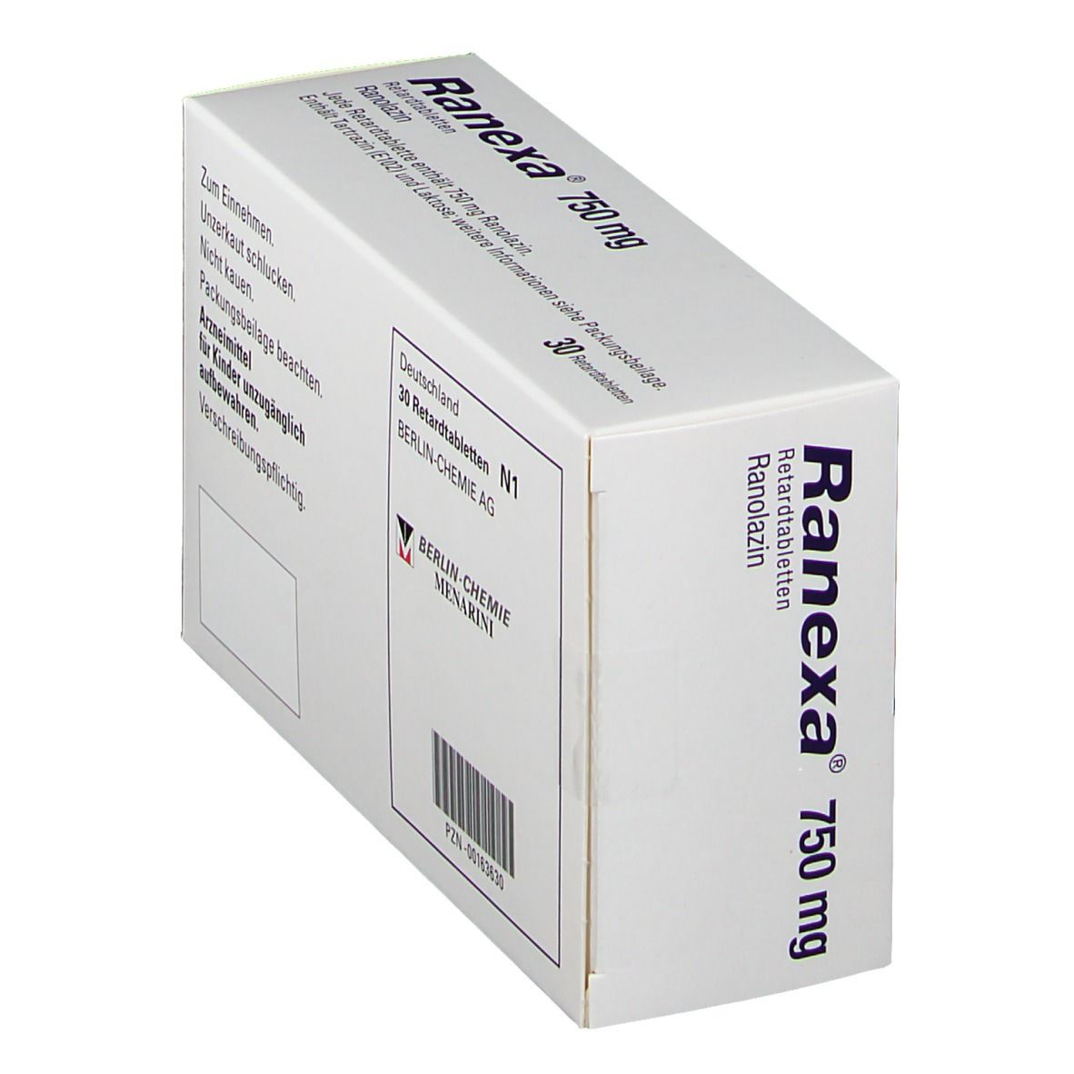 Ranexa® 750 mg 30 St mit dem E-Rezept kaufen - Shop Apotheke