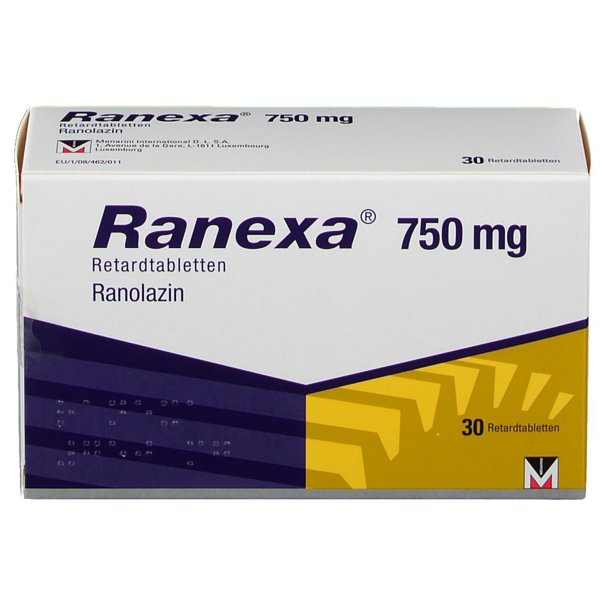 Ranexa® 750 mg 30 St mit dem E-Rezept kaufen - Shop Apotheke
