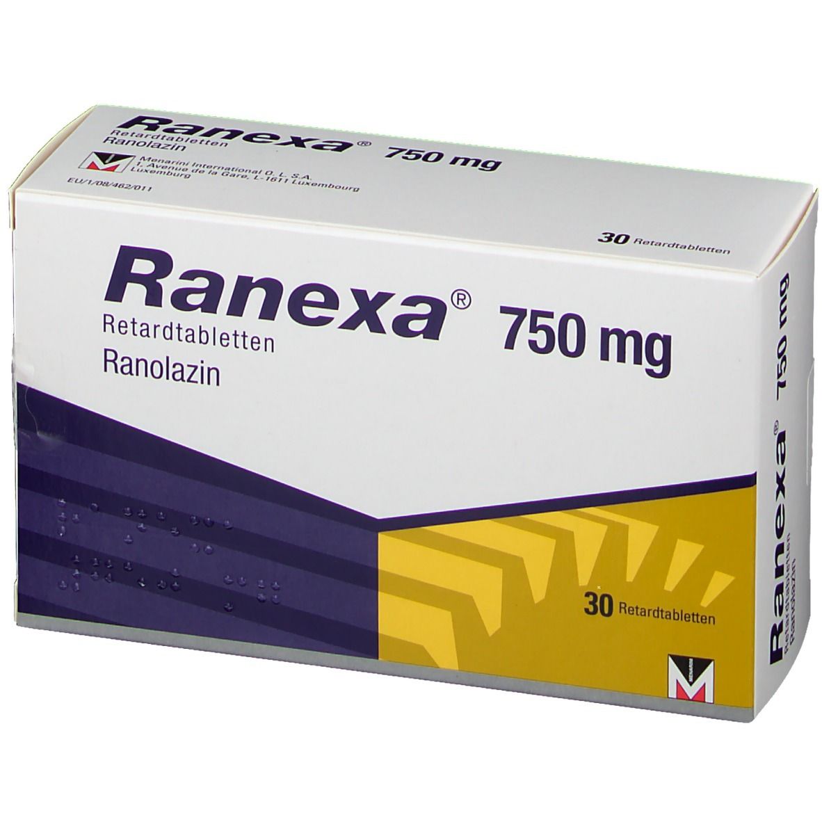Ranexa® 750 mg 30 St mit dem E-Rezept kaufen - Shop Apotheke