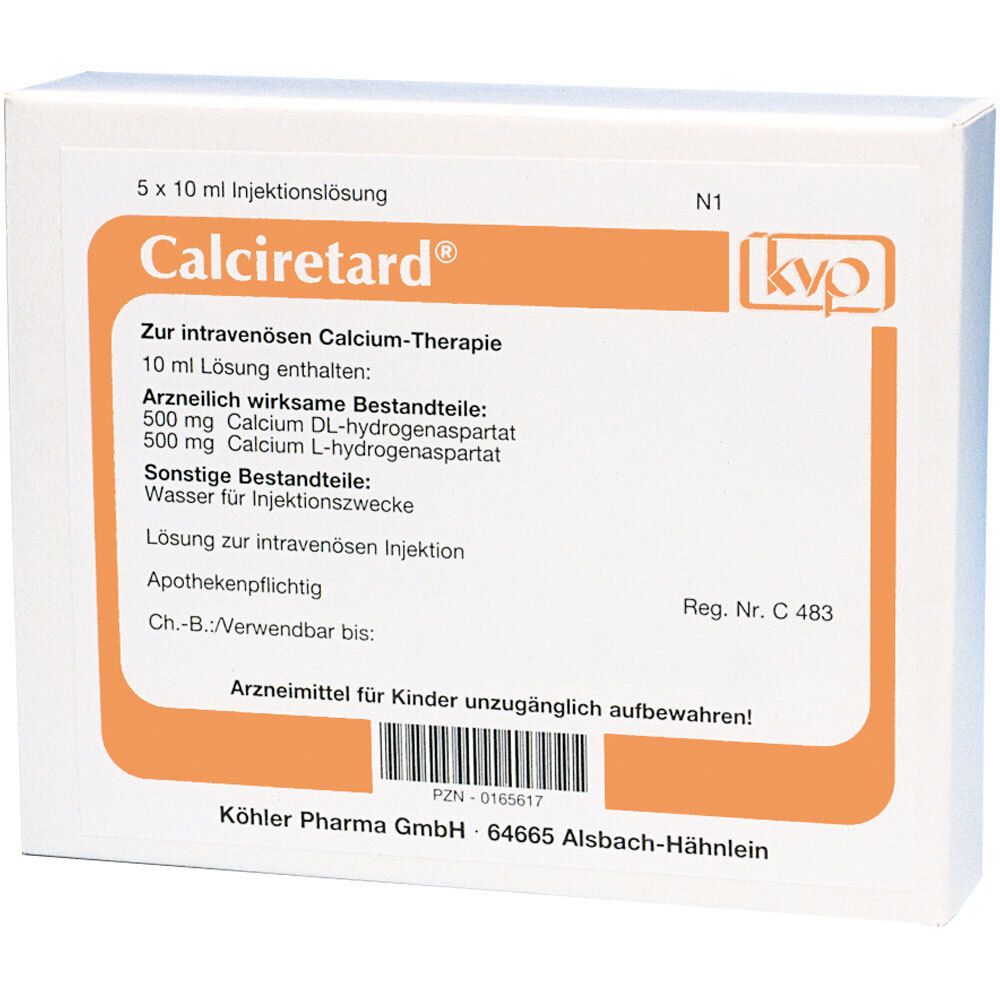 Calciretard® Ampullen 5x10 ml - Shop Apotheke