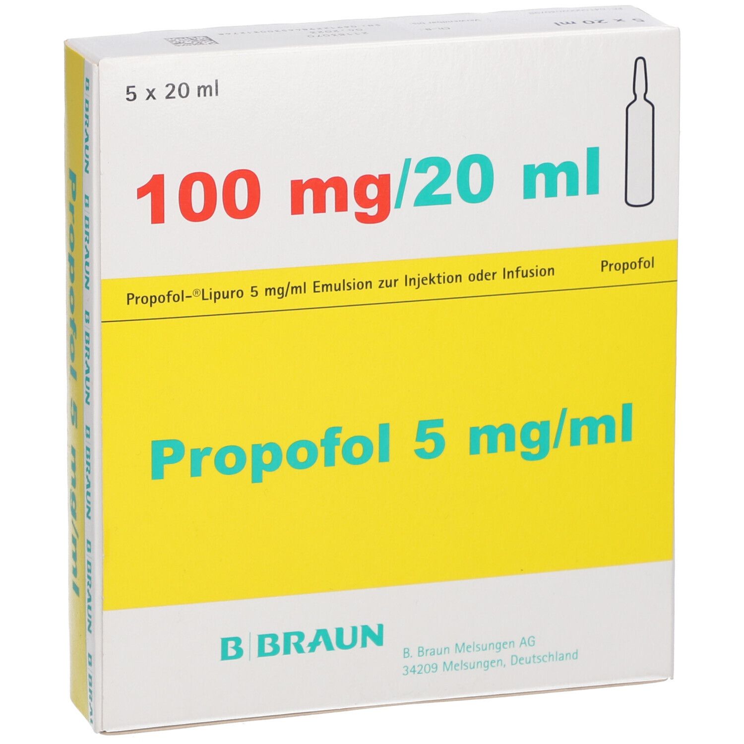 Propofol-®Lipuro 5 mg/ml 5x20 ml mit dem E-Rezept kaufen - Shop Apotheke