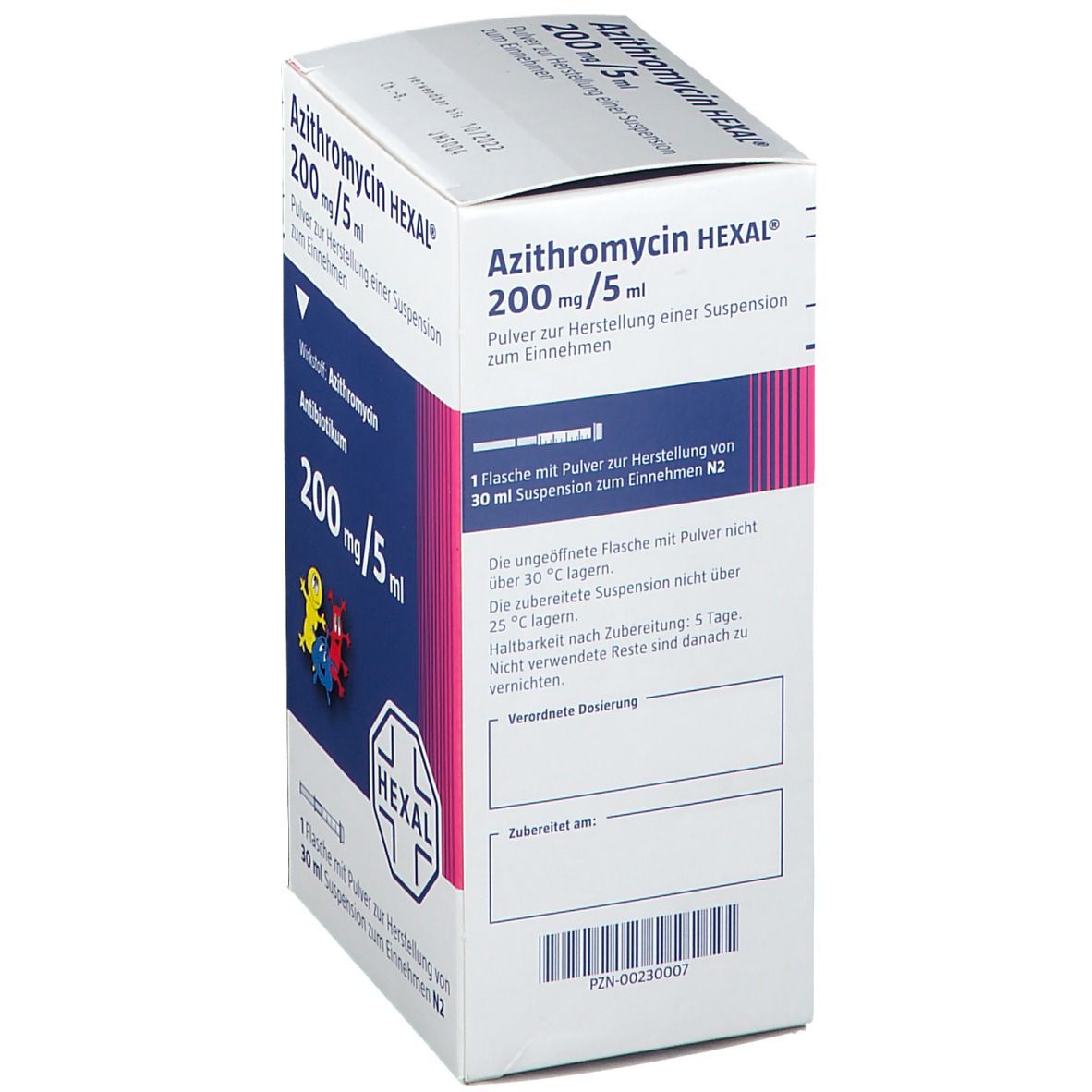 Azithromycin HEXAL® 200 mg/5 ml 30 ml mit dem E-Rezept kaufen - Shop ...