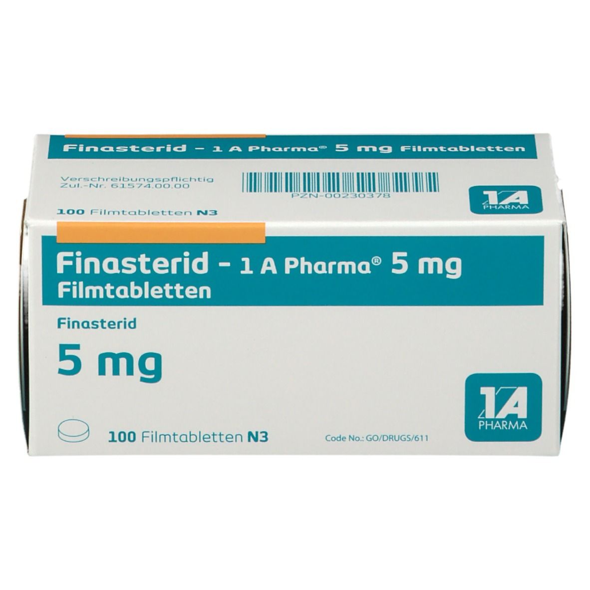 Finasterid 1A Pharma® 5Mg 100 St mit dem E-Rezept kaufen - Shop Apotheke