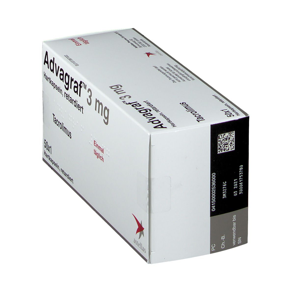 Advagraf® 3 mg 50 St mit dem E-Rezept kaufen - Shop Apotheke