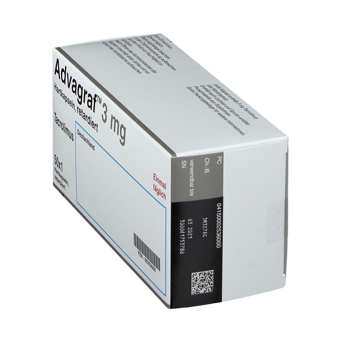 Advagraf® 3 mg 50 St mit dem E-Rezept kaufen - Shop Apotheke