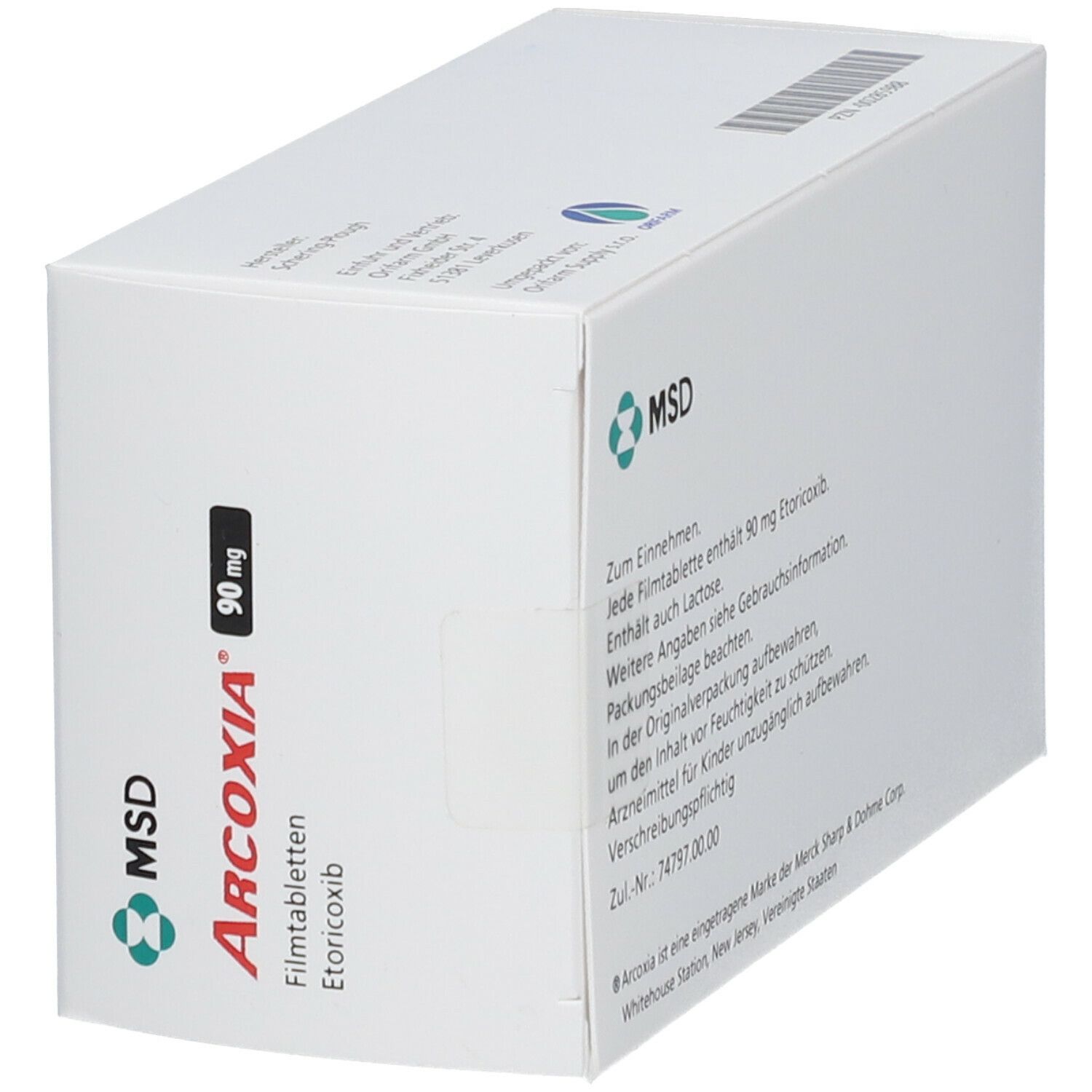 ARCOXIA 90 mg 50 St mit dem E-Rezept kaufen - Shop Apotheke