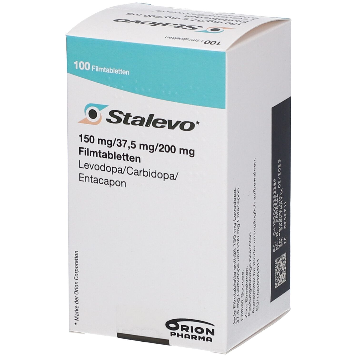 Stalevo 150 mg/37,5 mg/200 mg 100 St mit dem E-Rezept kaufen - Shop ...