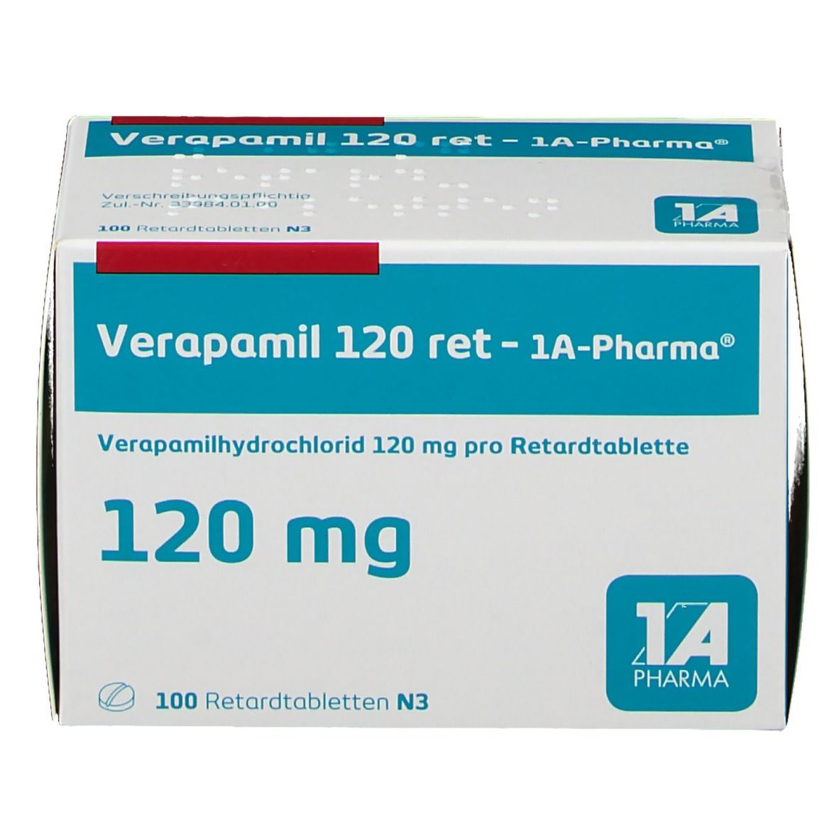 Verapamil 120 1A Pharm 100 St mit dem E-Rezept kaufen - Shop Apotheke