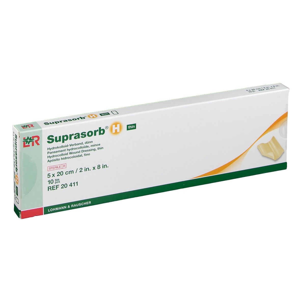 Suprasorb® H 5 cm x 20 cm dünn 10 St - Shop Apotheke