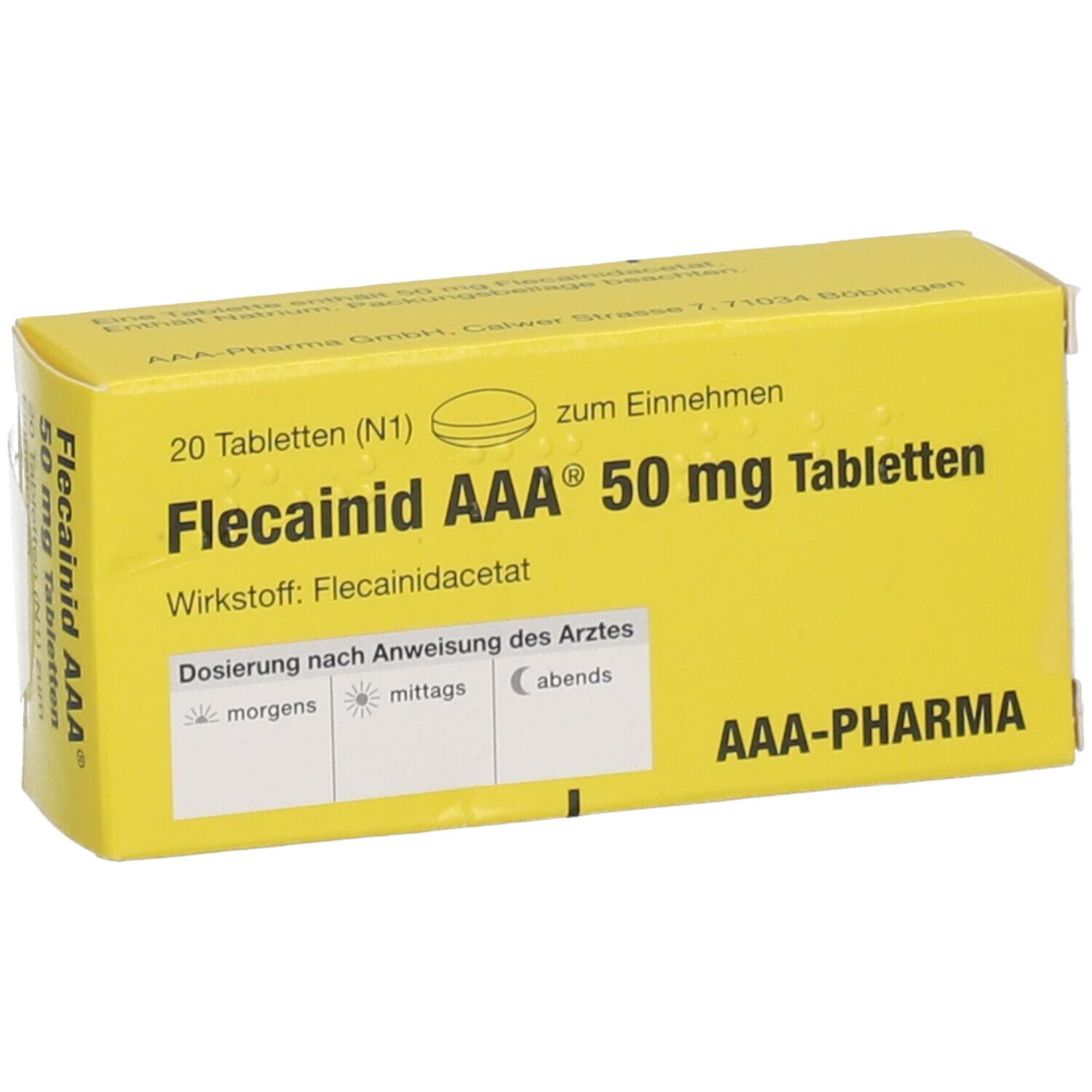 Flecainid AAA® 50 mg 20 St - shop-apotheke.com