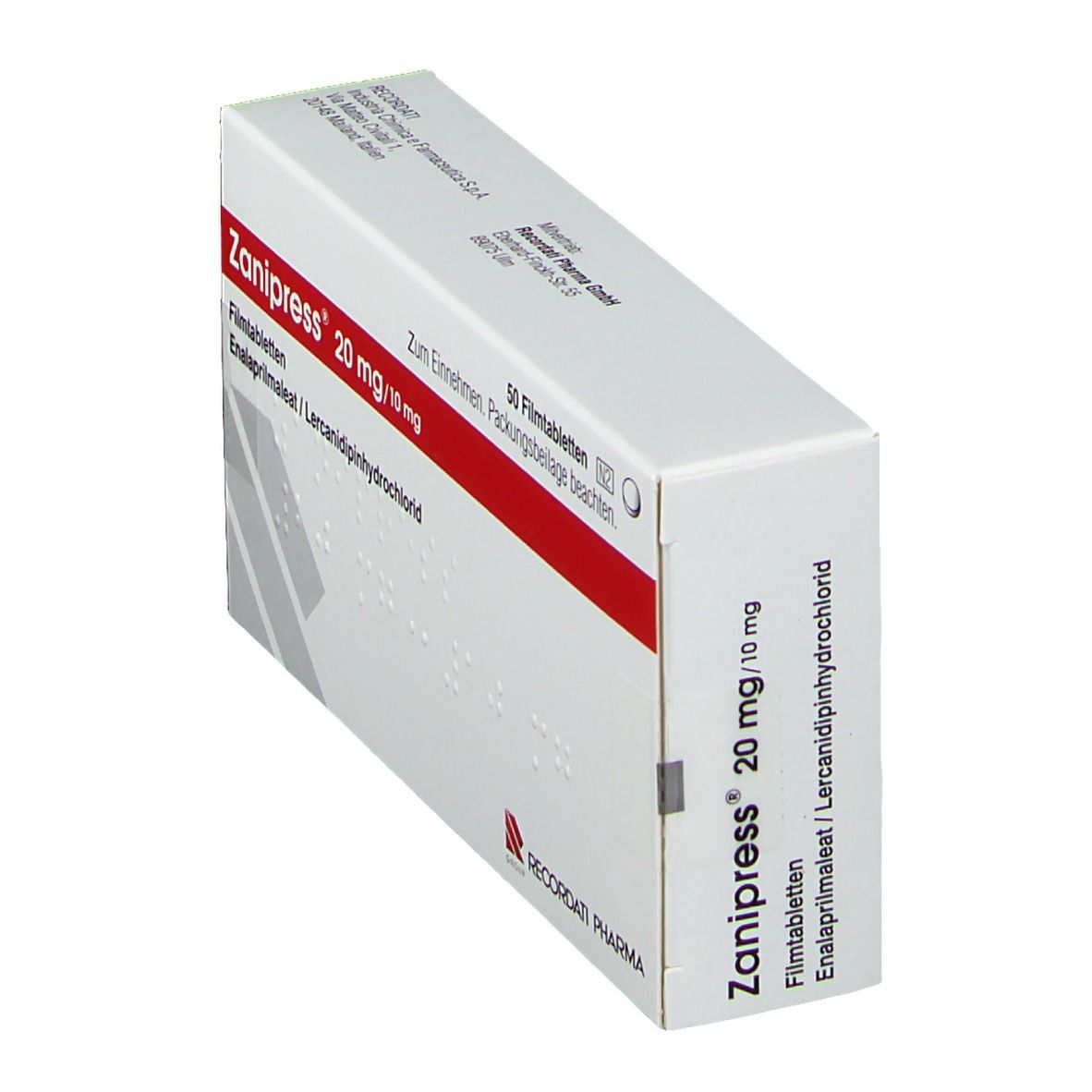 Zanipress® 20 mg/10 mg 50 St mit dem E-Rezept kaufen - Shop Apotheke