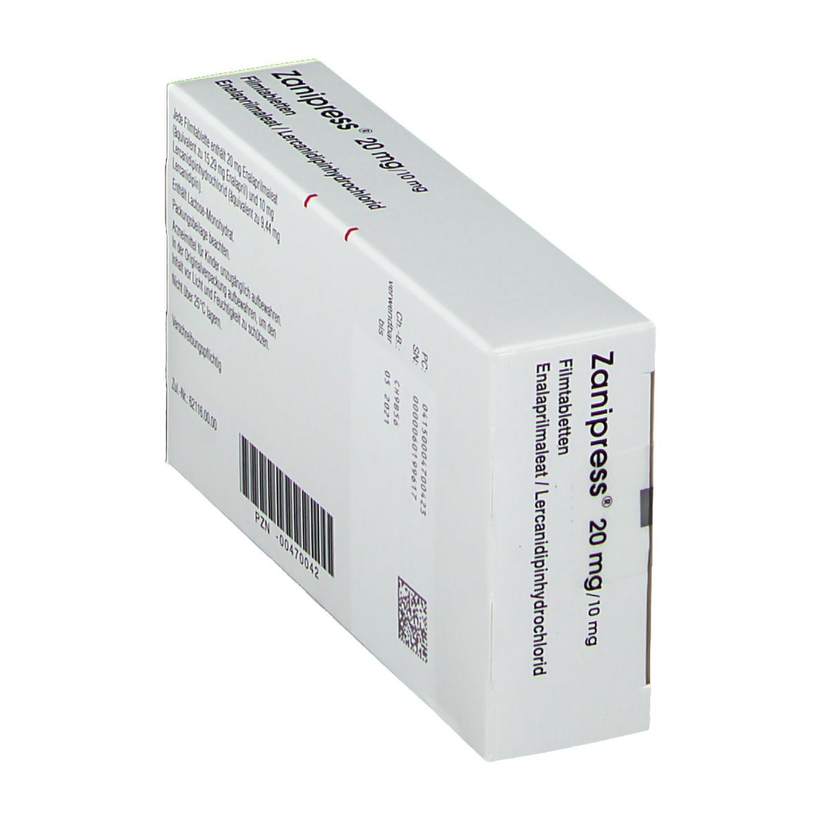 Zanipress® 20 mg/10 mg 50 St mit dem E-Rezept kaufen - Shop Apotheke