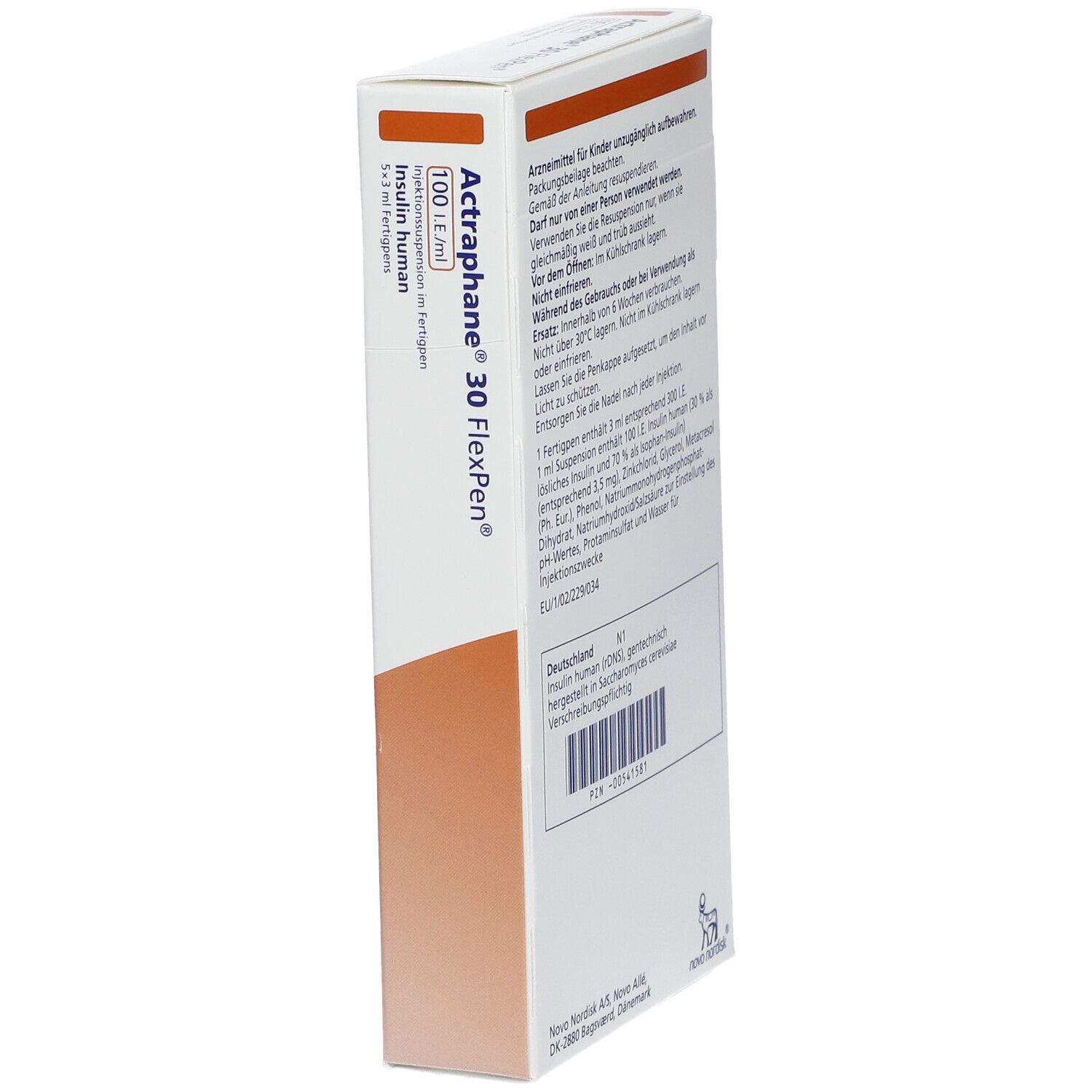 Actraphane® 30 FlexPen® 100 I.E./ml 5x3 ml mit dem E-Rezept kaufen ...