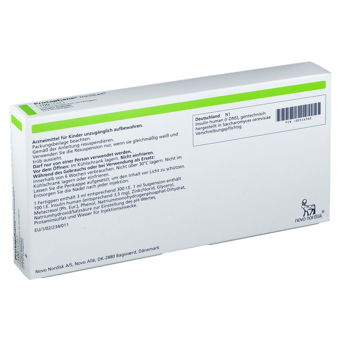 Protaphane® InnoLet 100 I.E./ml 5x3 ml mit dem E-Rezept kaufen - Shop ...