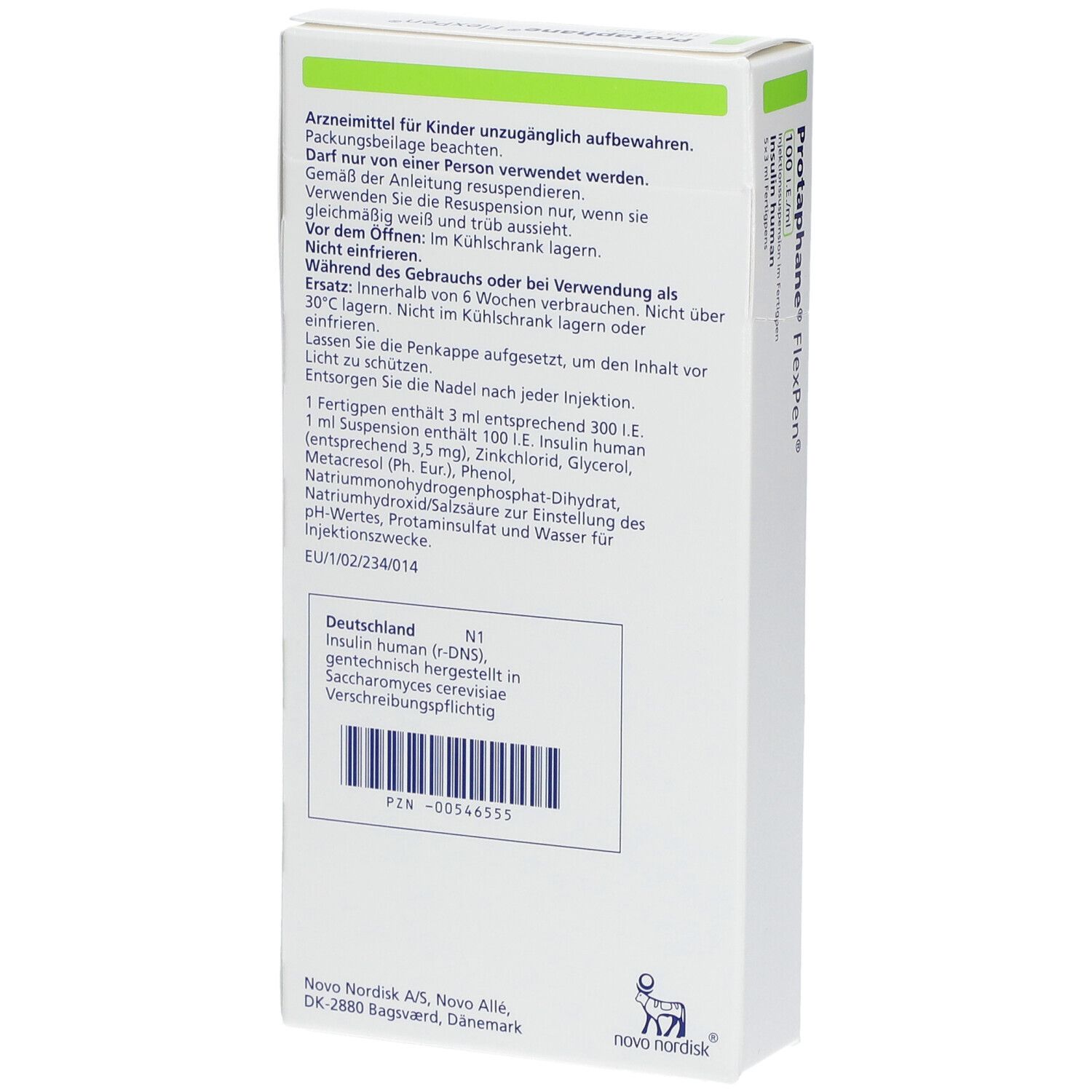 Protaphane® FlexPen® 100 I.E./ml 5x3 ml mit dem E-Rezept kaufen - Shop ...