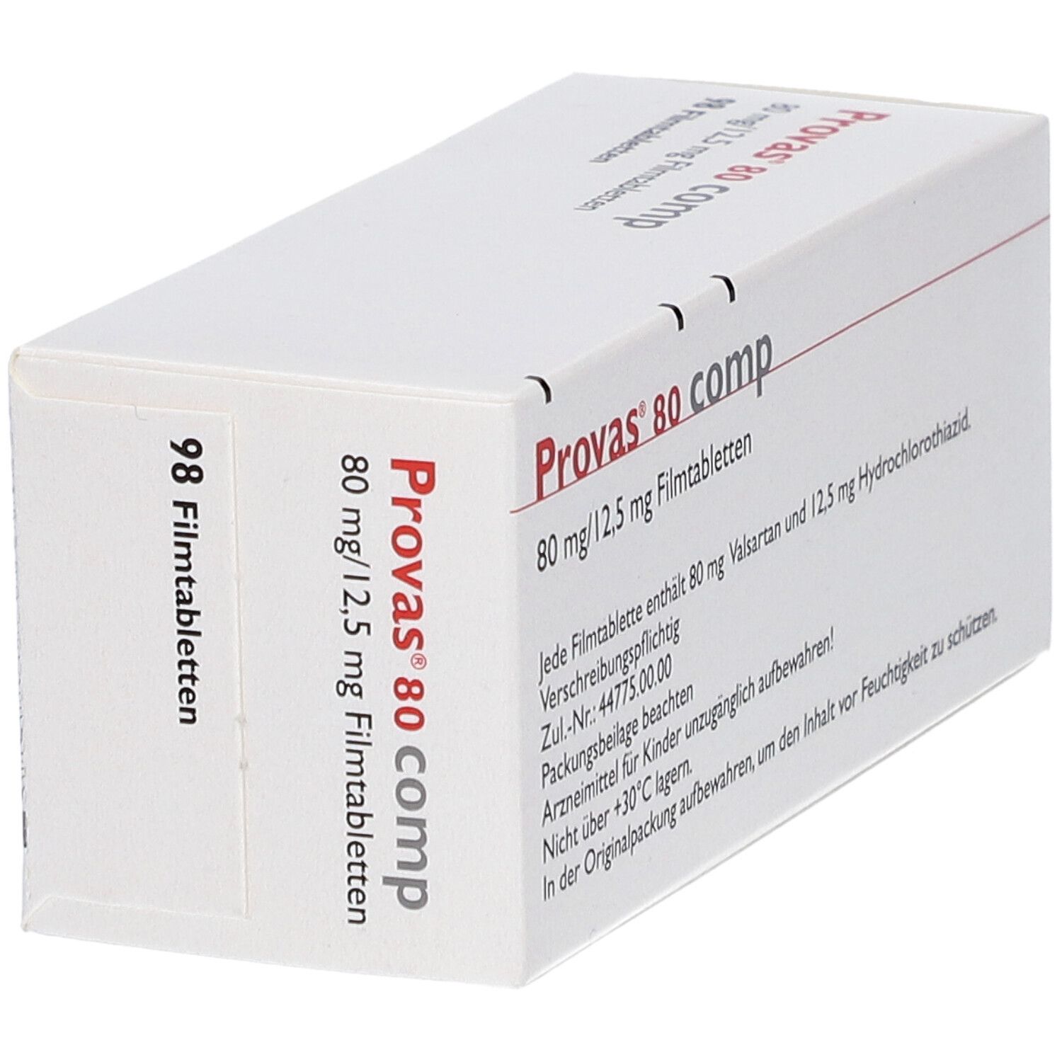 Provas® 80 comp 80 mg/12,5 mg 98 St - shop-apotheke.com