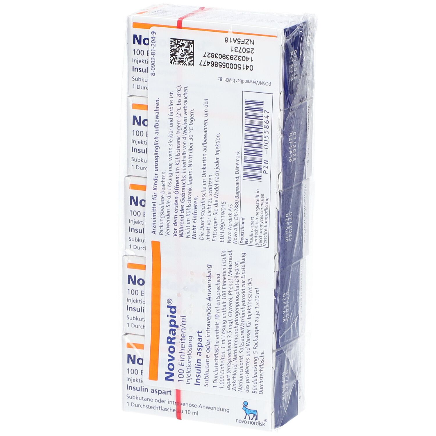 NovoRapid® 100 Einheiten/ml 5x1x10 ml mit dem E-Rezept kaufen - Shop ...