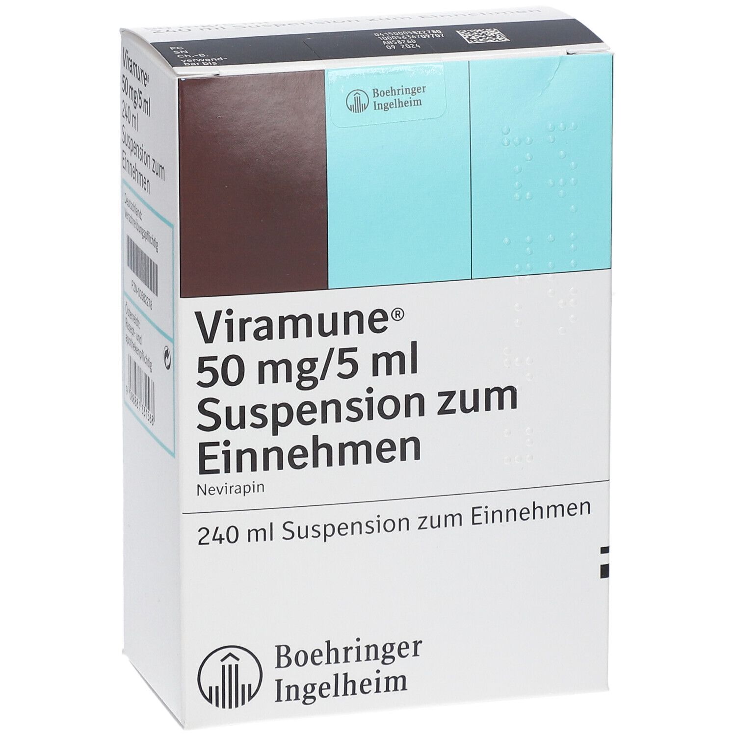 Viramune® 50 mg/5 ml 240 ml mit dem E-Rezept kaufen - Shop Apotheke