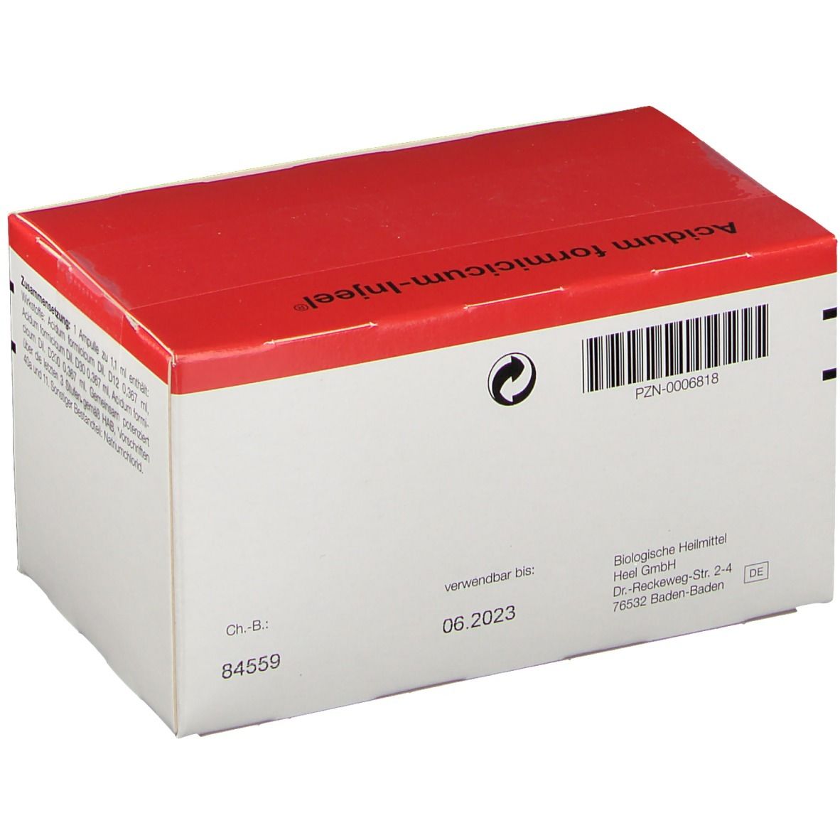 Acidum formicicum-Injeel® Ampullen 50 St - Shop Apotheke