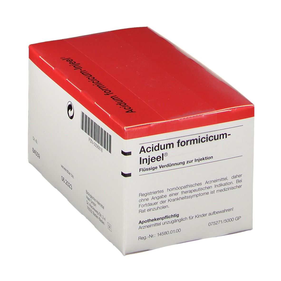 Acidum formicicum-Injeel® Ampullen 50 St - Shop Apotheke