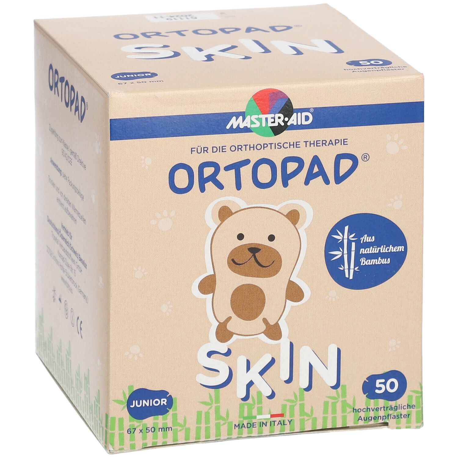 Ortopad Skin Junior Augenokkl.Pfl.Master Aid 50 St - Shop Apotheke