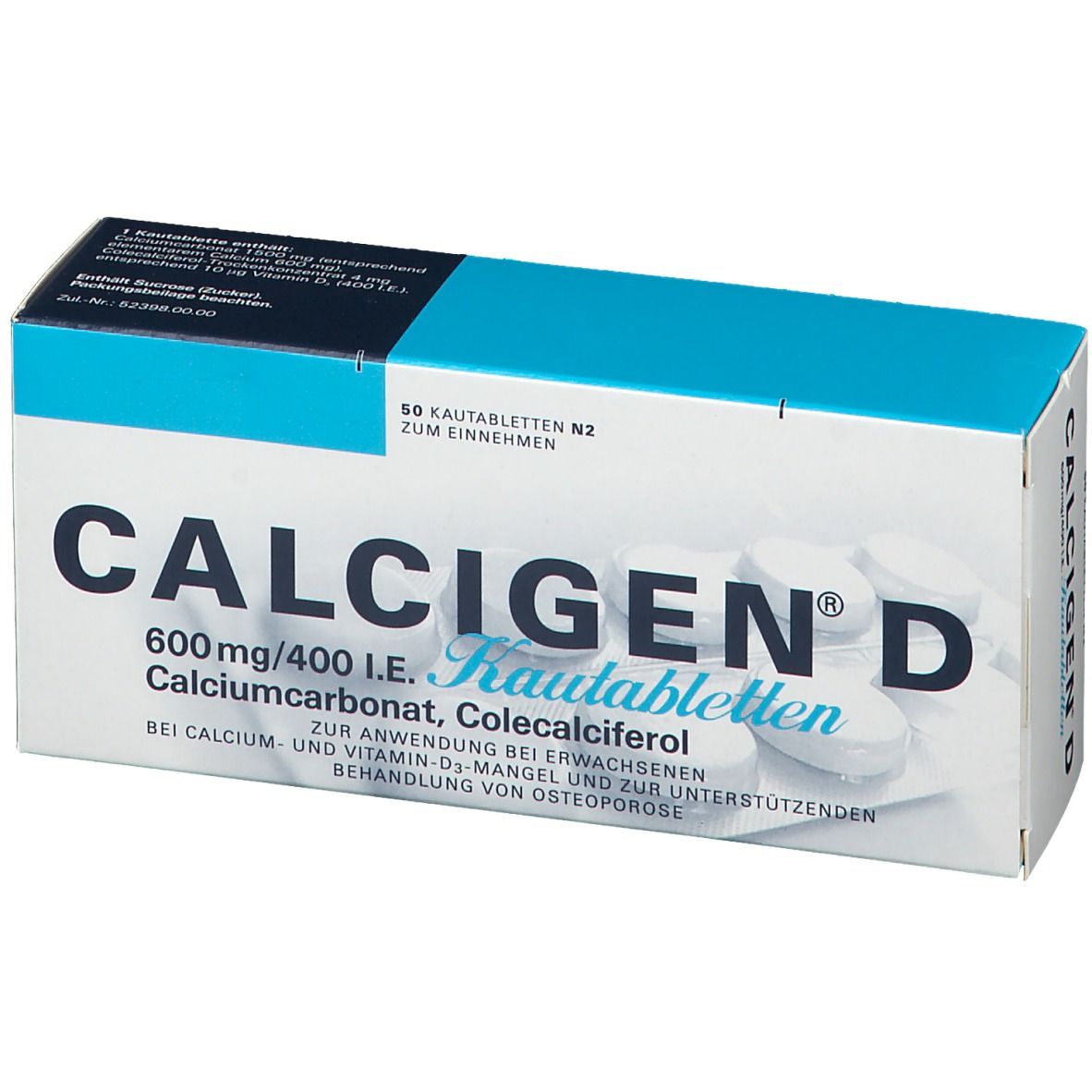 Calcigen® D Kautabletten 50 St - Shop Apotheke