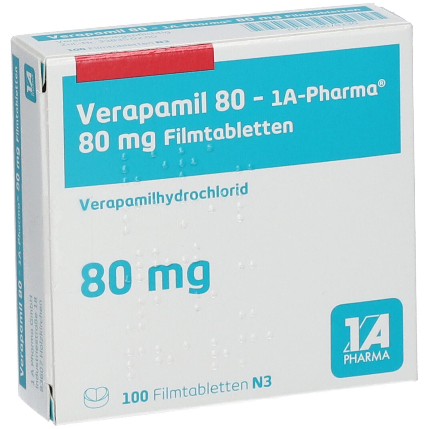 Verapamil 80 - 1 A Pharma® 100 St - shop-apotheke.com