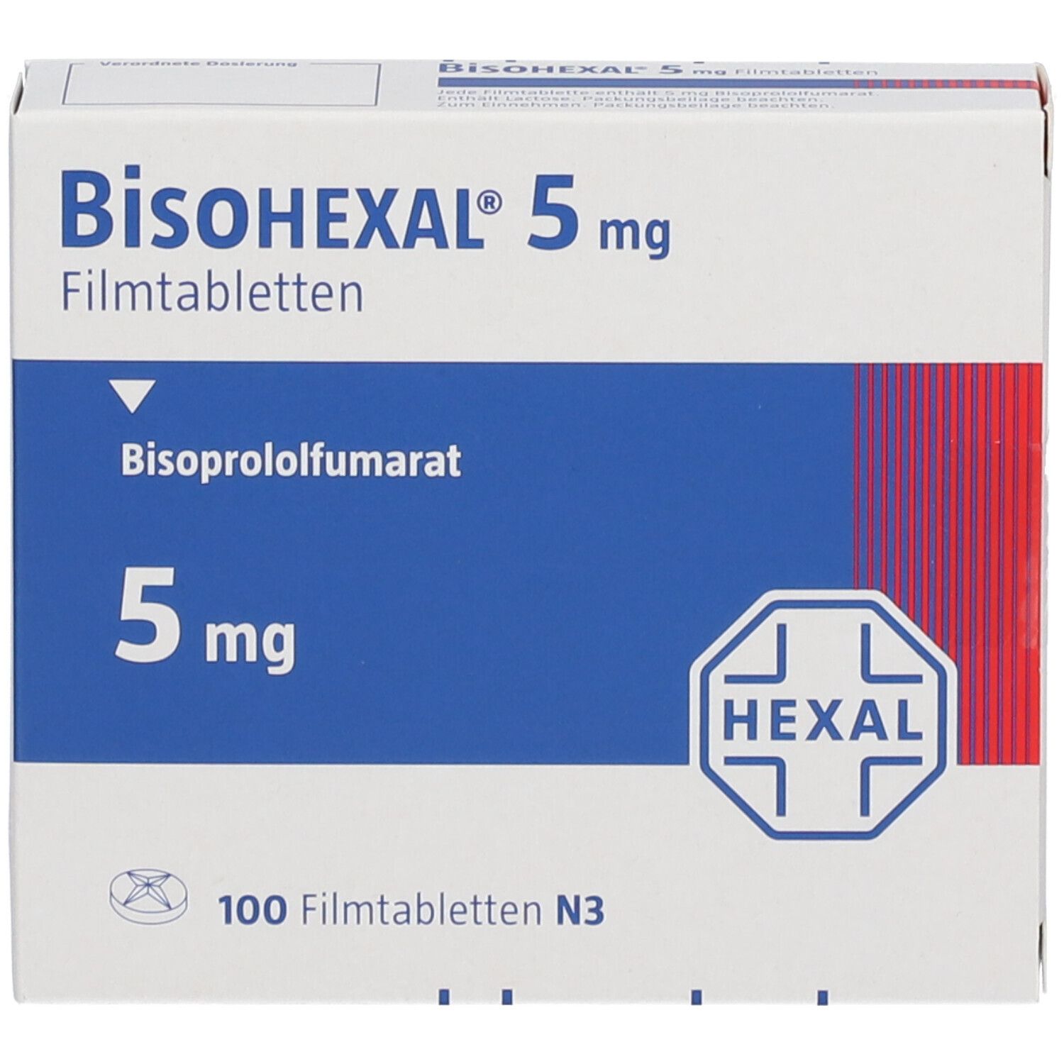 BisoHEXAL® 5 mg 100 St - shop-apotheke.com