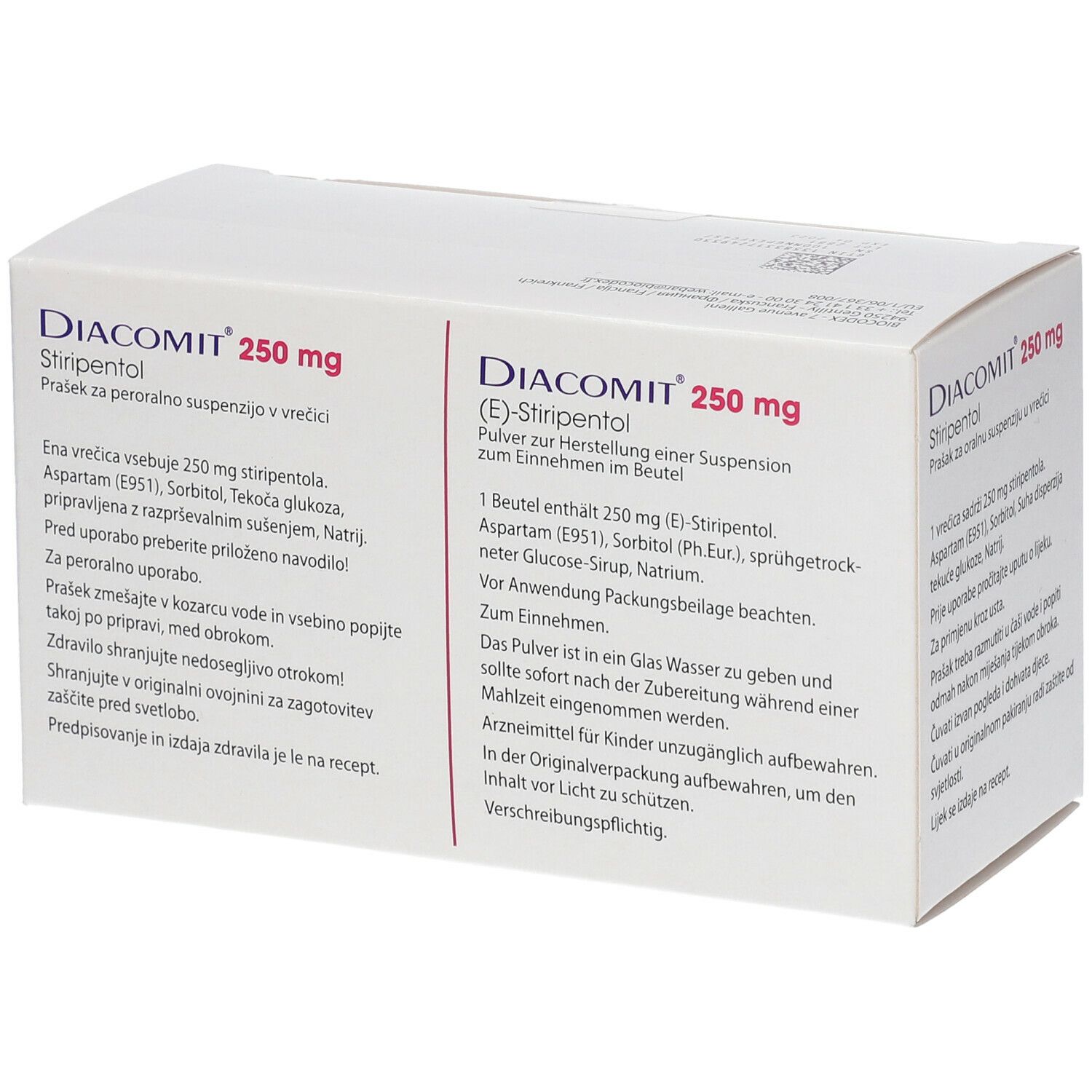 Diacomit® 250 mg 60 St mit dem E-Rezept kaufen - Shop Apotheke