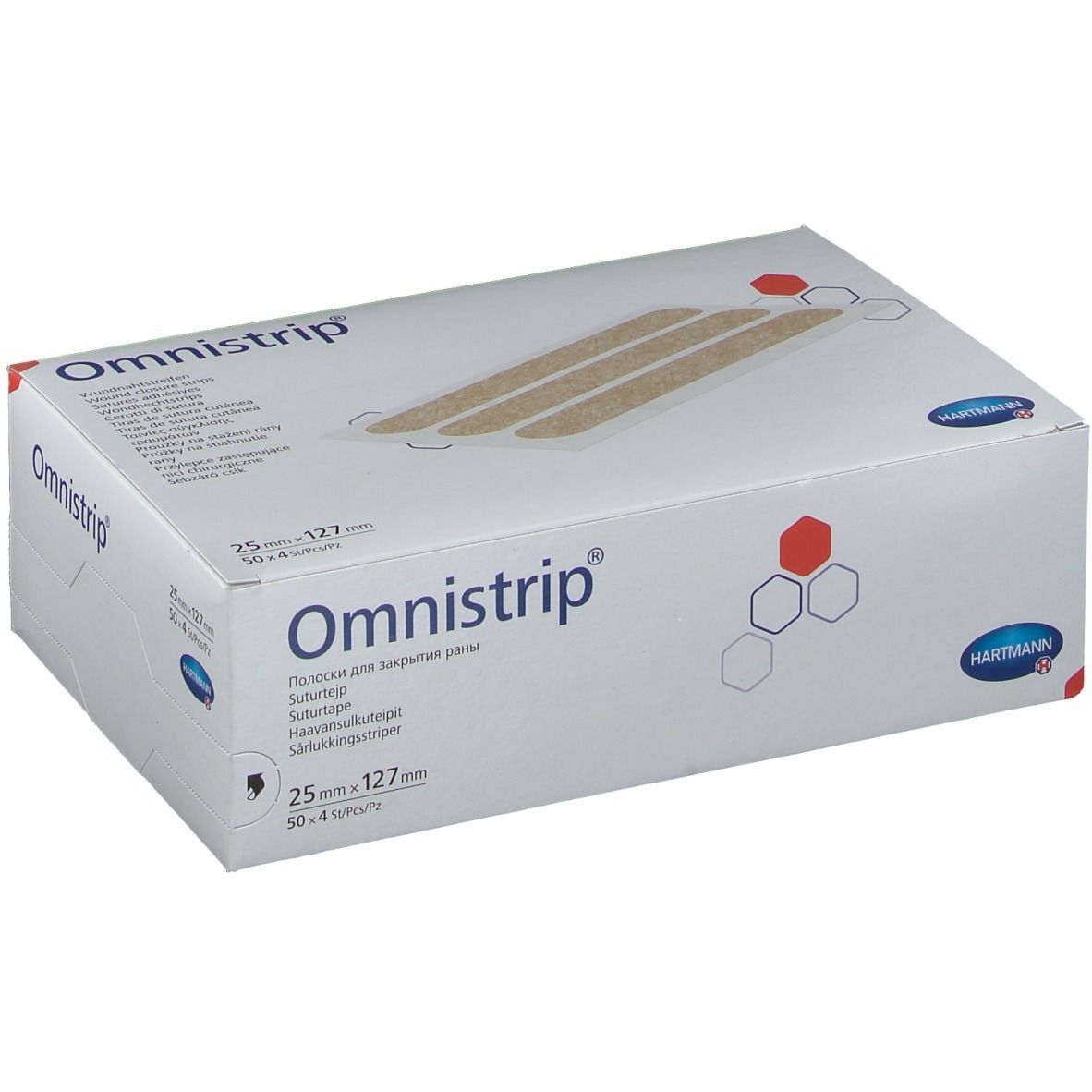 Omnistrip® Wundnahtstreifen steril 25 x 127 mm 200 St - SHOP APOTHEKE