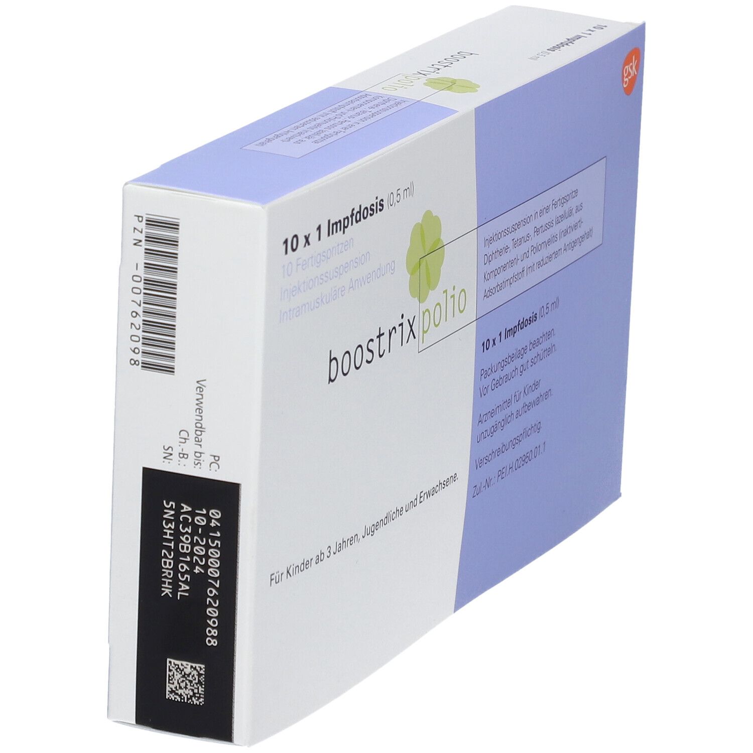 boostrix Polio 10x0,5 ml mit dem E-Rezept kaufen - Shop Apotheke