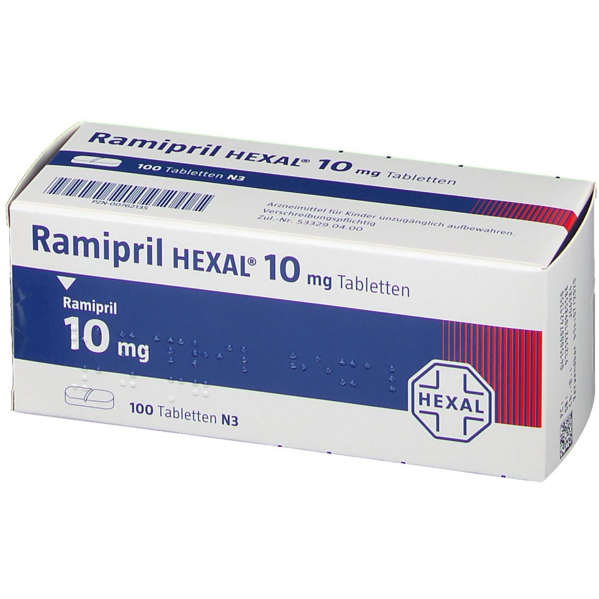 Ramipril HEXAL® 10 mg 100 St mit dem E-Rezept kaufen - Shop Apotheke